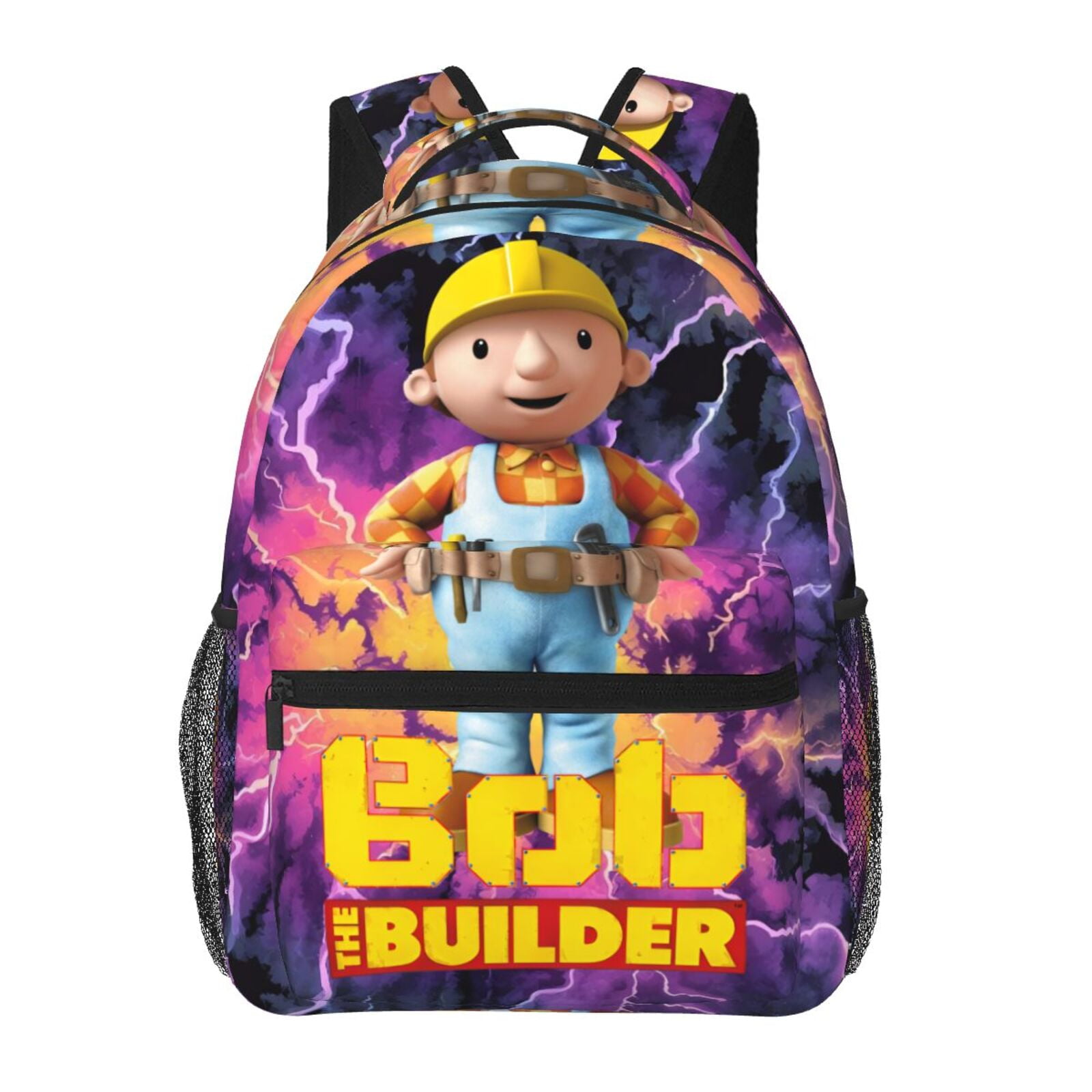 Bob The Builder Backpack Lightweight Bookbag Casual Daypack For Women ...