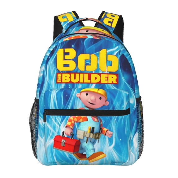 Bob The Builder Backpack Lightweight Bookbag Casual Daypack For Women ...