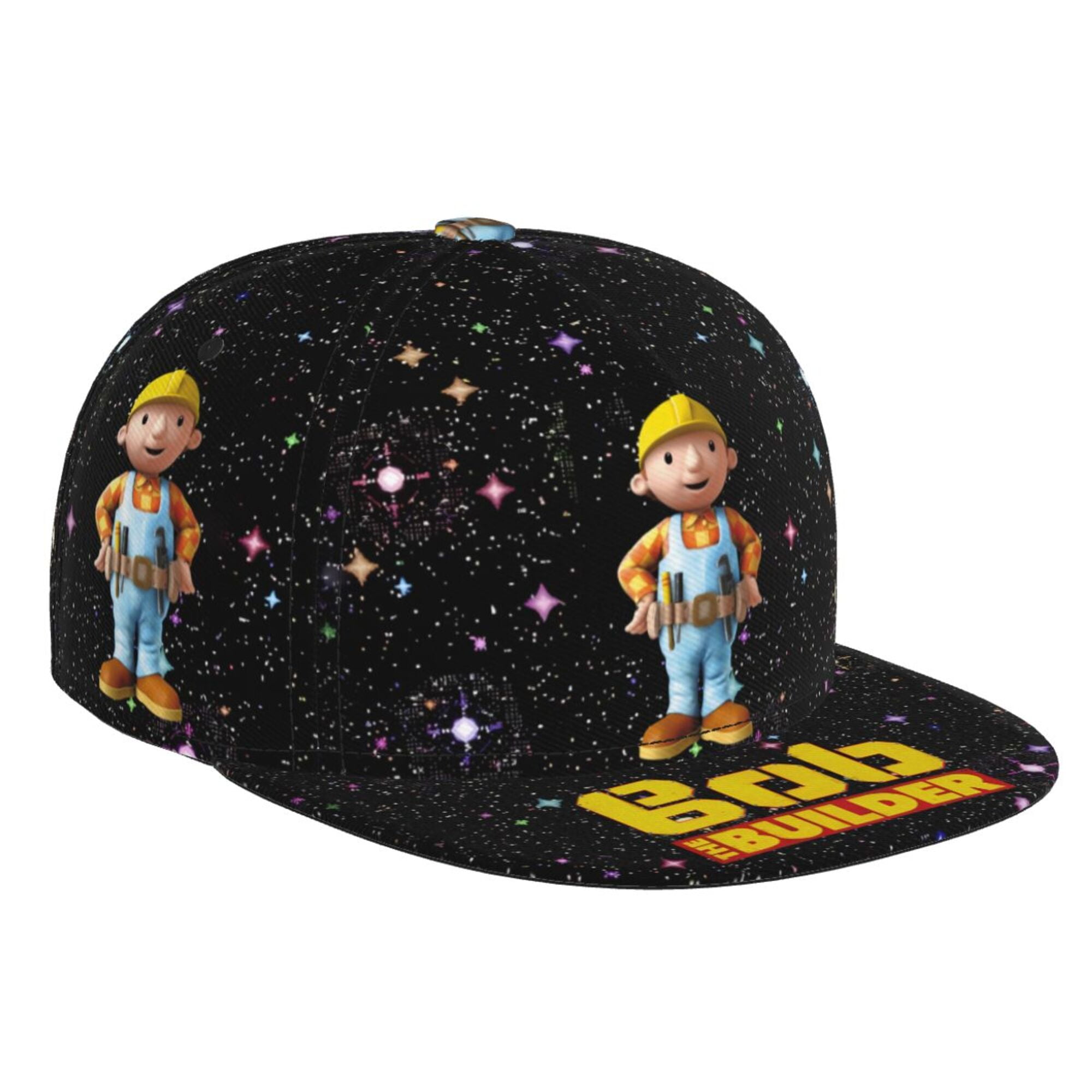 Bob The Builder Baseball Cap For Men, Women & Kids, Classic Flat Brim ...