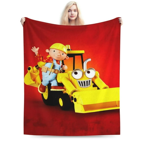 Bob The Builder Blanket, Super Soft Throw Blanket For Couch Sofa Bed ...