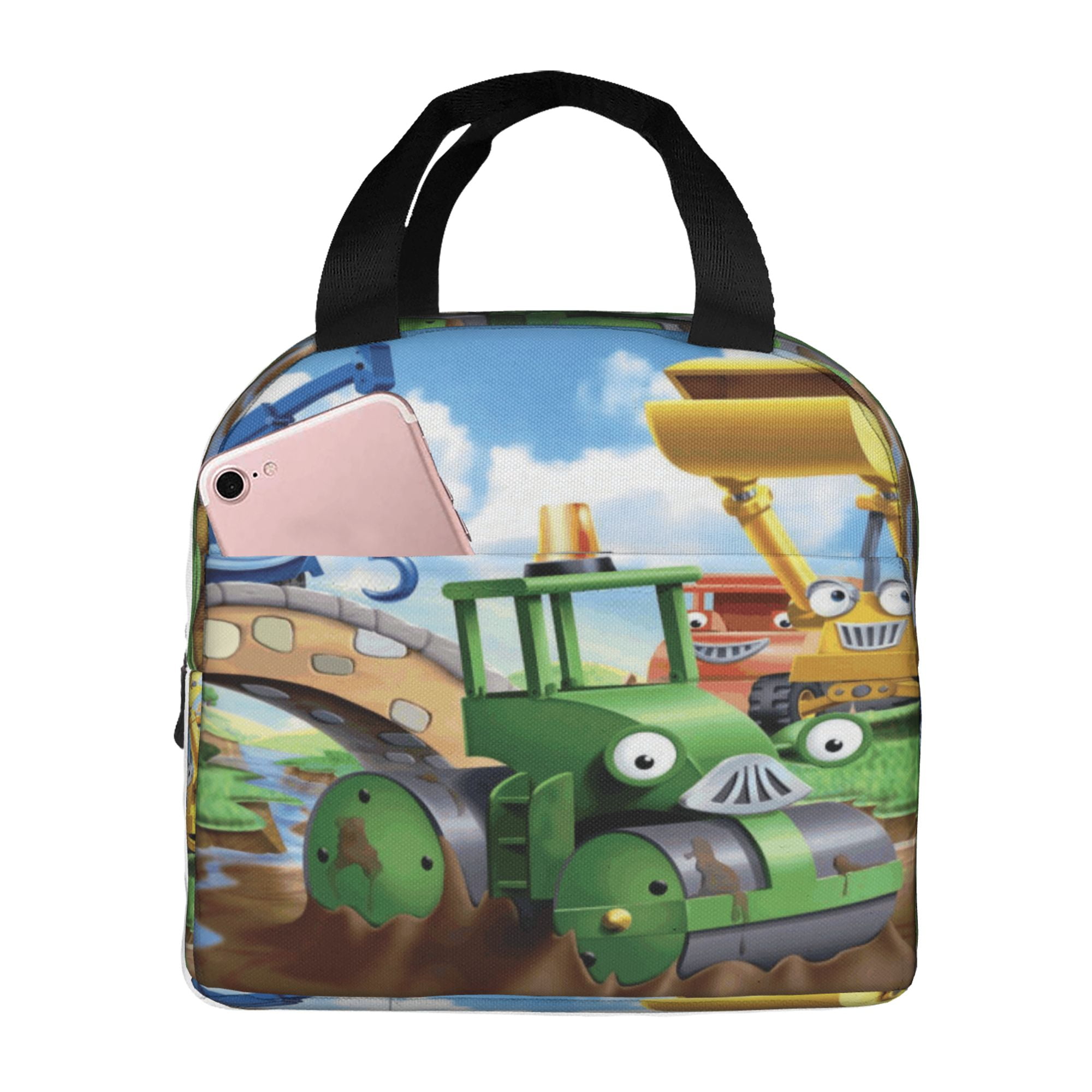Bob The Builder Lunch Bag Tote Bag Insulated Lunch Box Picnic Beach ...