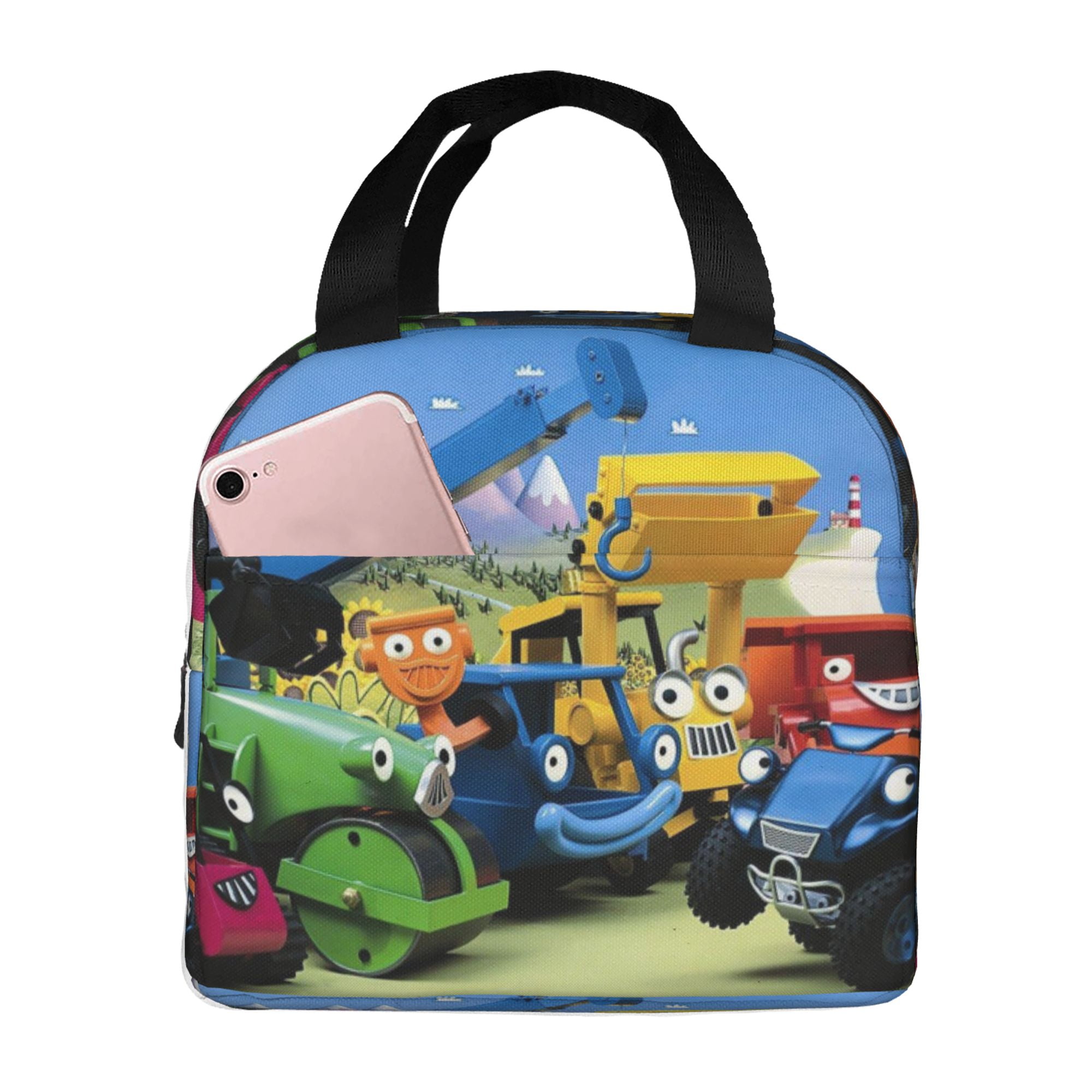 Bob The Builder Lunch Bag Tote Bag Insulated Lunch Box Picnic Beach ...