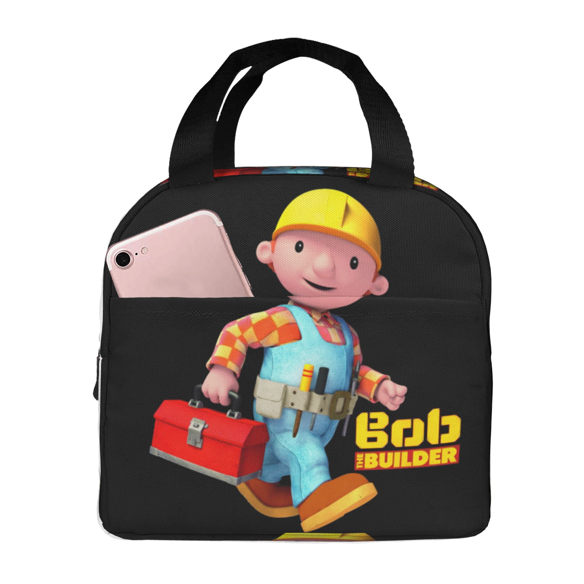 Bob The Builder Lunch Bag Tote Bag Insulated Lunch Box Picnic Beach ...