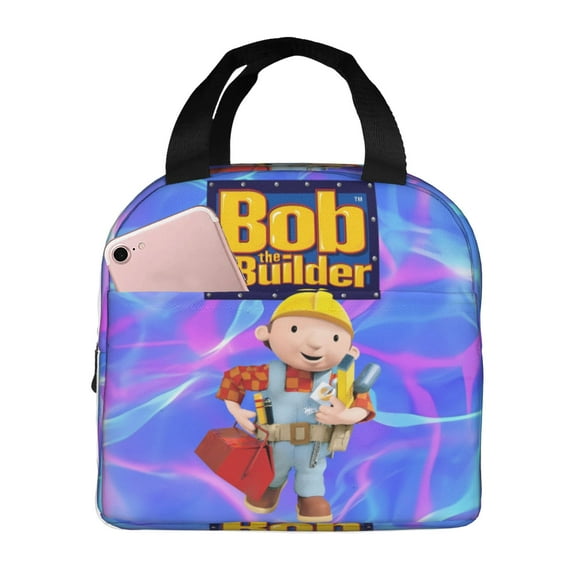 Bob The Builder Lunch Bag Tote Bag Insulated Lunch Box Picnic Beach ...