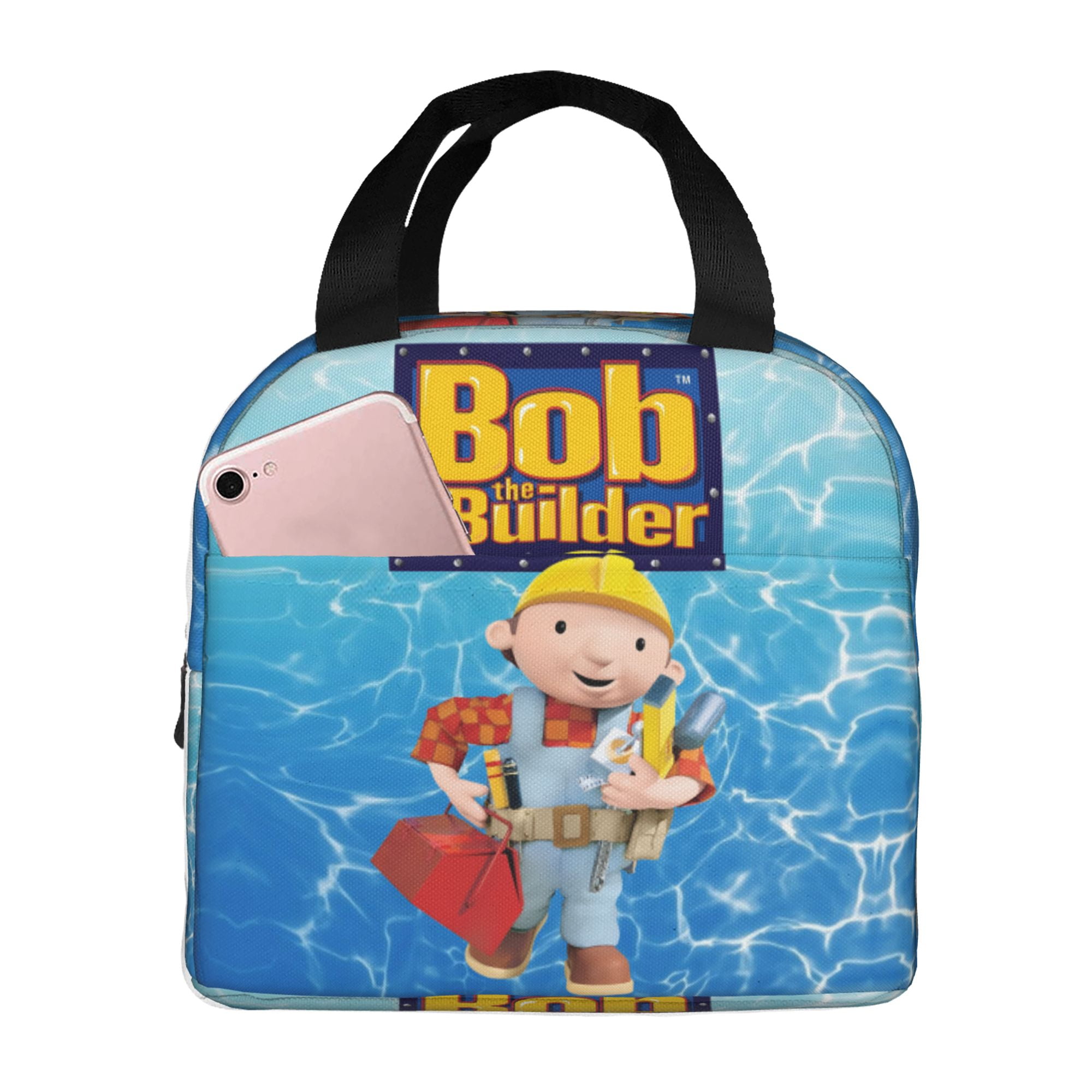 Bob The Builder Lunch Bag Tote Bag Insulated Lunch Box Picnic Beach ...