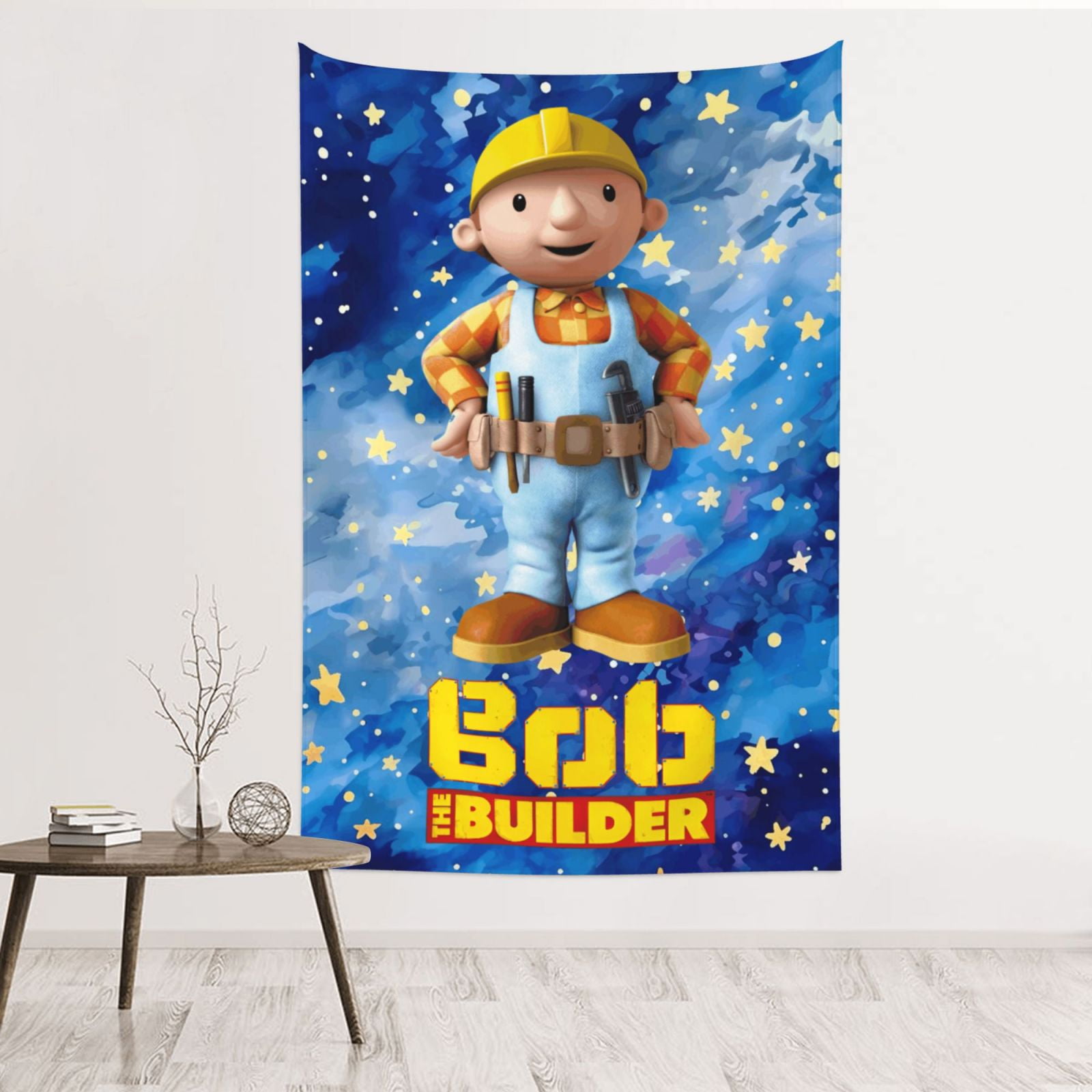Bob The Builder Tapestry Wall Hanging Home Decoration Wall Blanket ...
