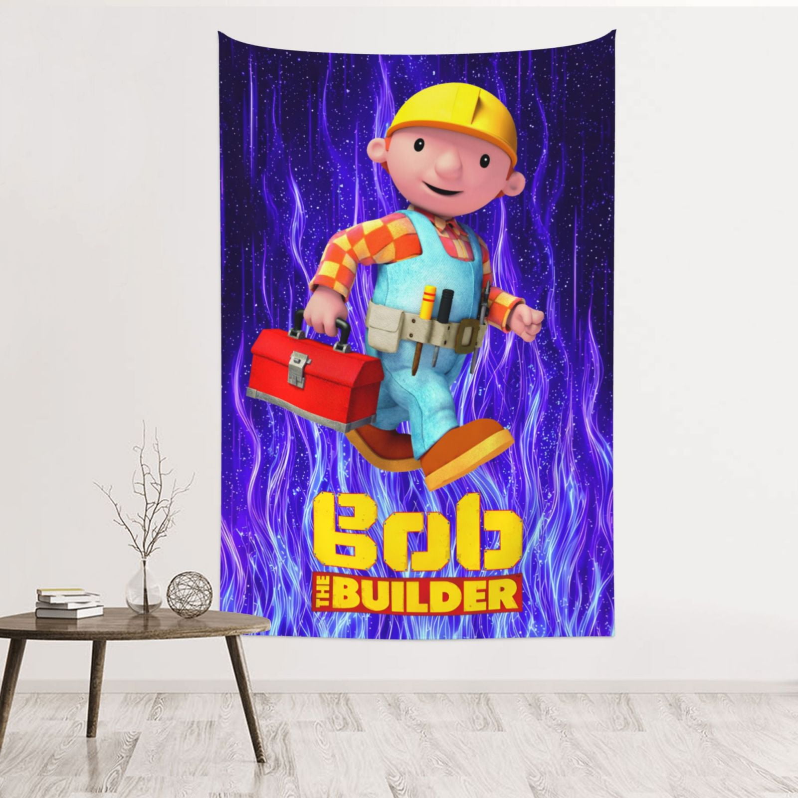 Bob The Builder Tapestry Wall Hanging Home Decoration Wall Blanket ...