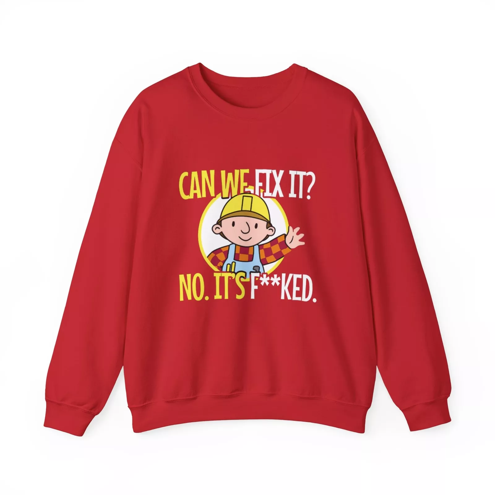 Bob The Builder Vintage Sweatshirt We Can T Fix It Sweater We Can T