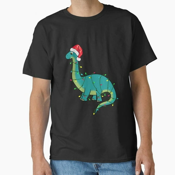Bob The Christmas Dinosaur Funny T-Rex With A St. Nick Hat Holiday Gift ...