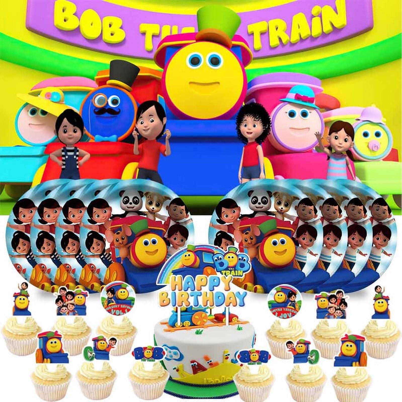Bob The Train Party Supplies Birthday Decorations Plates Banner Kids ...