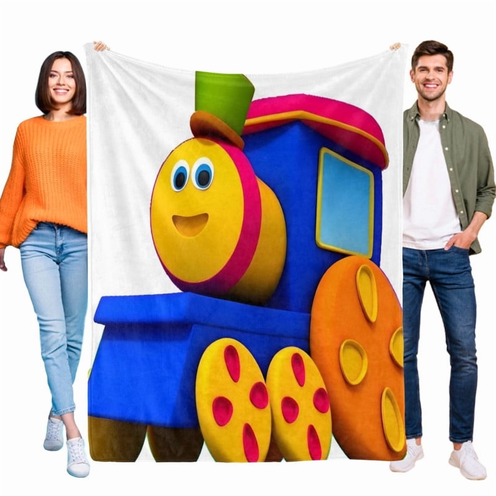 Strawberry Bear Flannel Blanket 39*59 inch Soft And Comfortable With ...