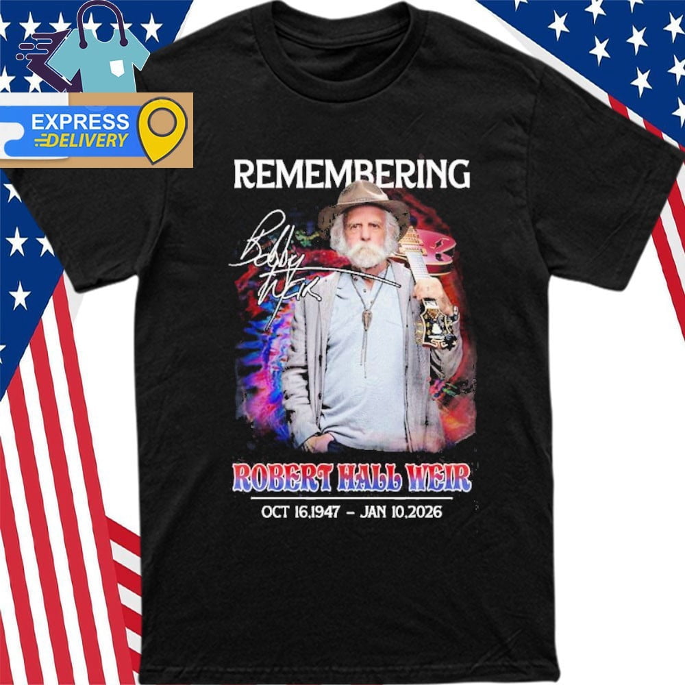 Bob Weir Robert Hall Weir 1947-2026 T-shirt S to 5XL UR541 - Walmart.com