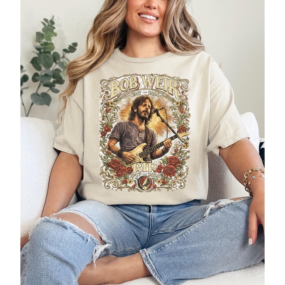 Bob Weir Shirt, Deadhead Vintage Tee, Bobby Shirt, Phish Shirt, Dead ...