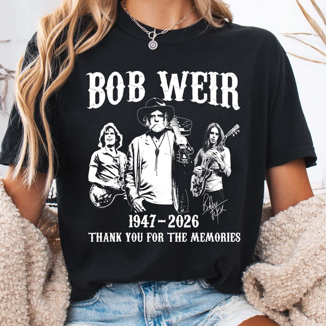 Bob Weir Thank You For The Memories Shirt | Grateful Dead Shirt | Weir ...