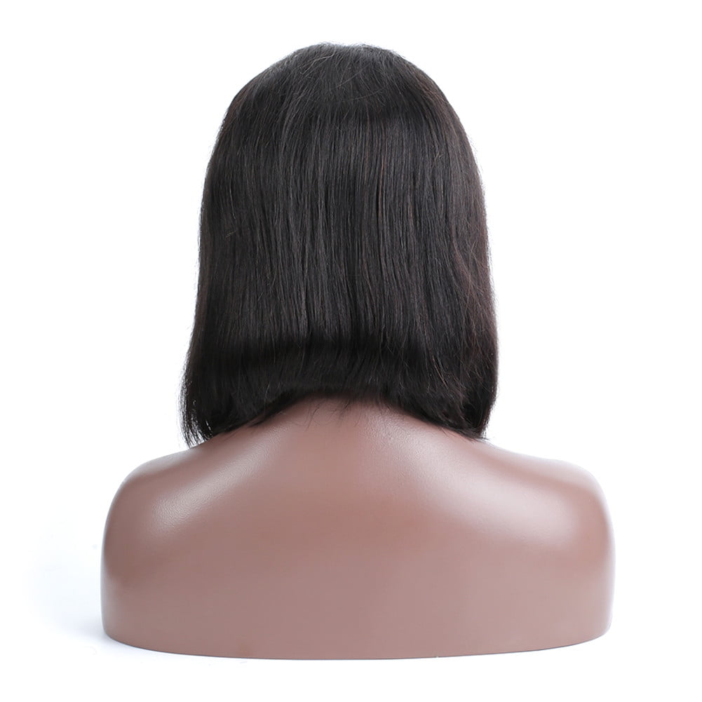 Bob Wig Human Hair Wigs 8’’ 13X4 Lace Front Straight Hair 180% Density ...