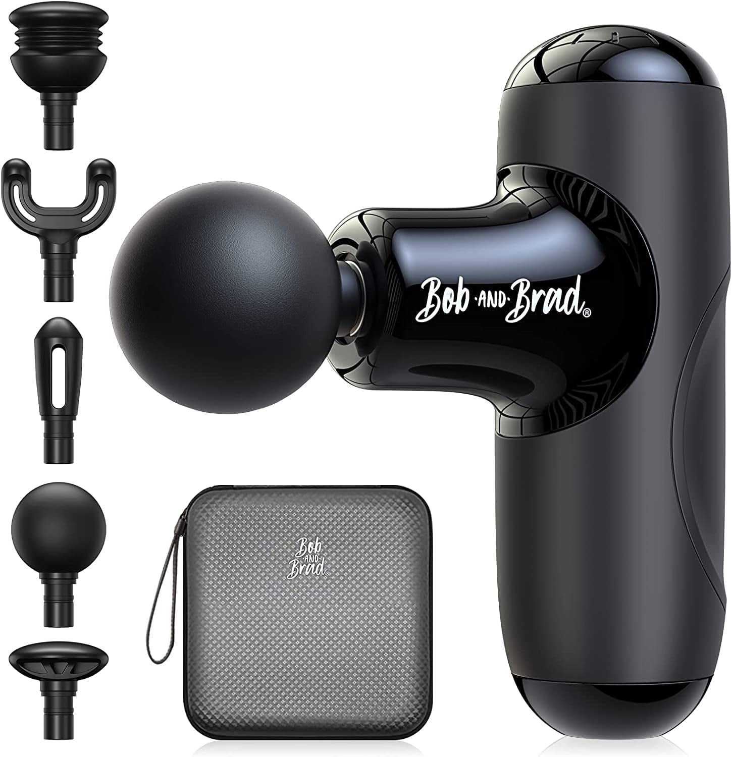 Bob and Brad Q2 Mini, Pocket-Sized Deep Tissue Portable Muscle Massager ...