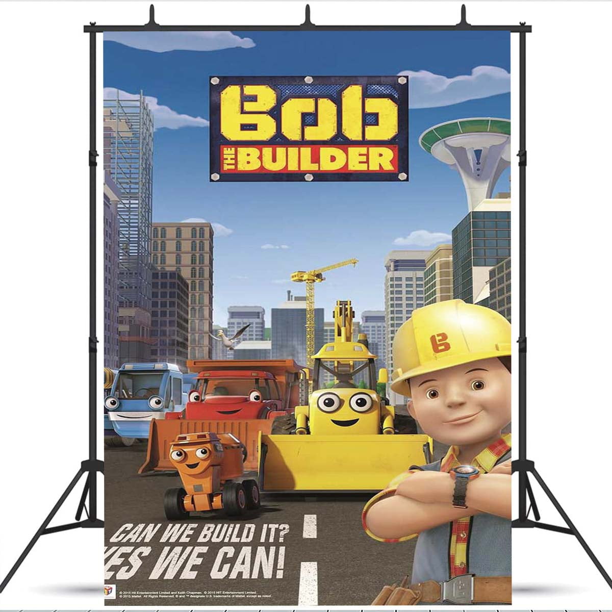 Bob builder school Poster Wall Decor Birthday Banner Backdrop ...