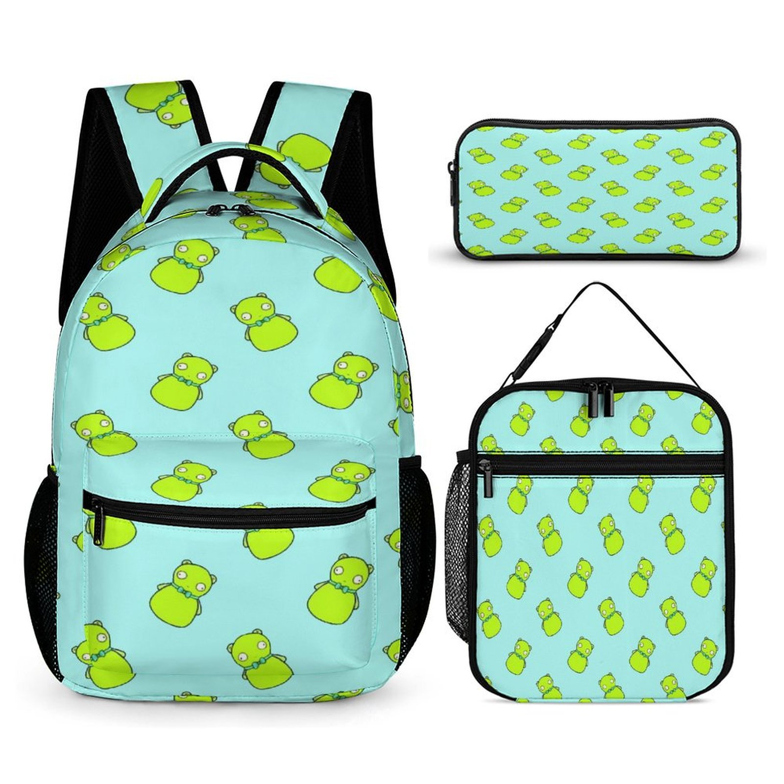 Bob's Bur-Ger Backpack with Lunch Box Pencil Case Cute Backpack Set For ...