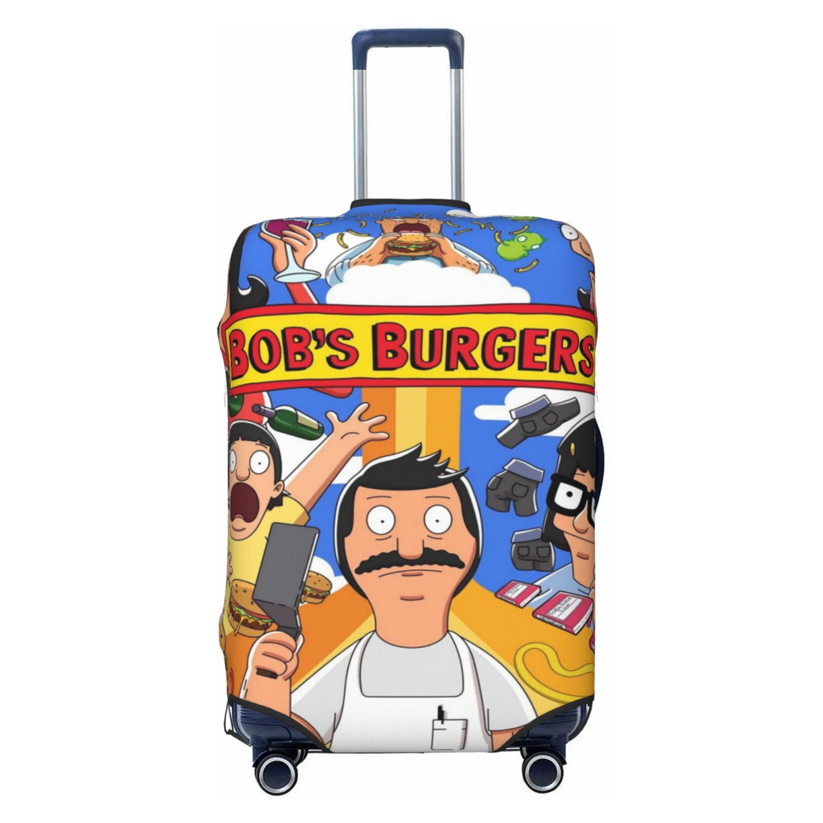 Bob's Bur-Ger Luggage Cover Cartoon Suitcase Covers Elastic Dustproof ...