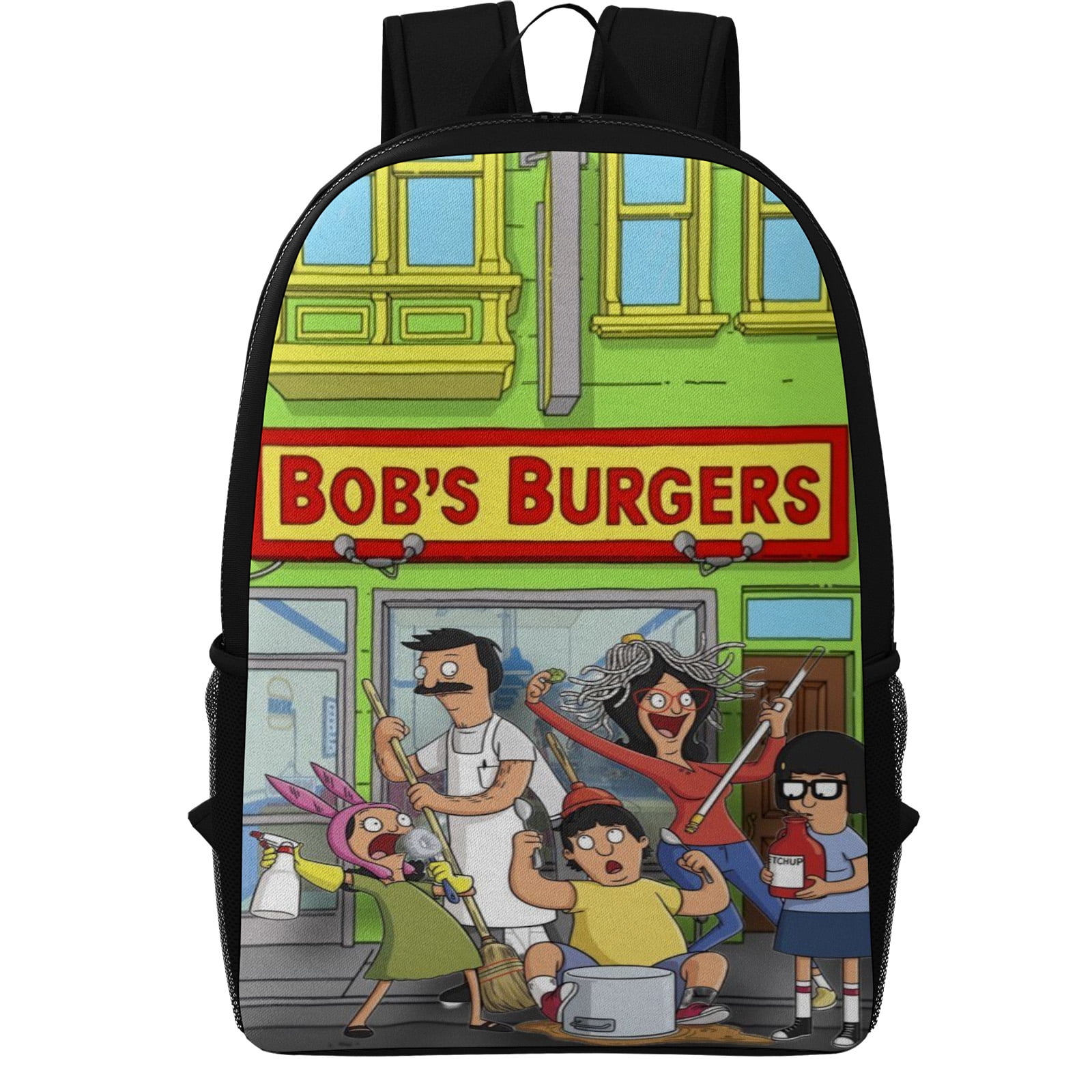 Bob's BurGer Backpack Lightweight Laptop Backpack Casual Daypack ...