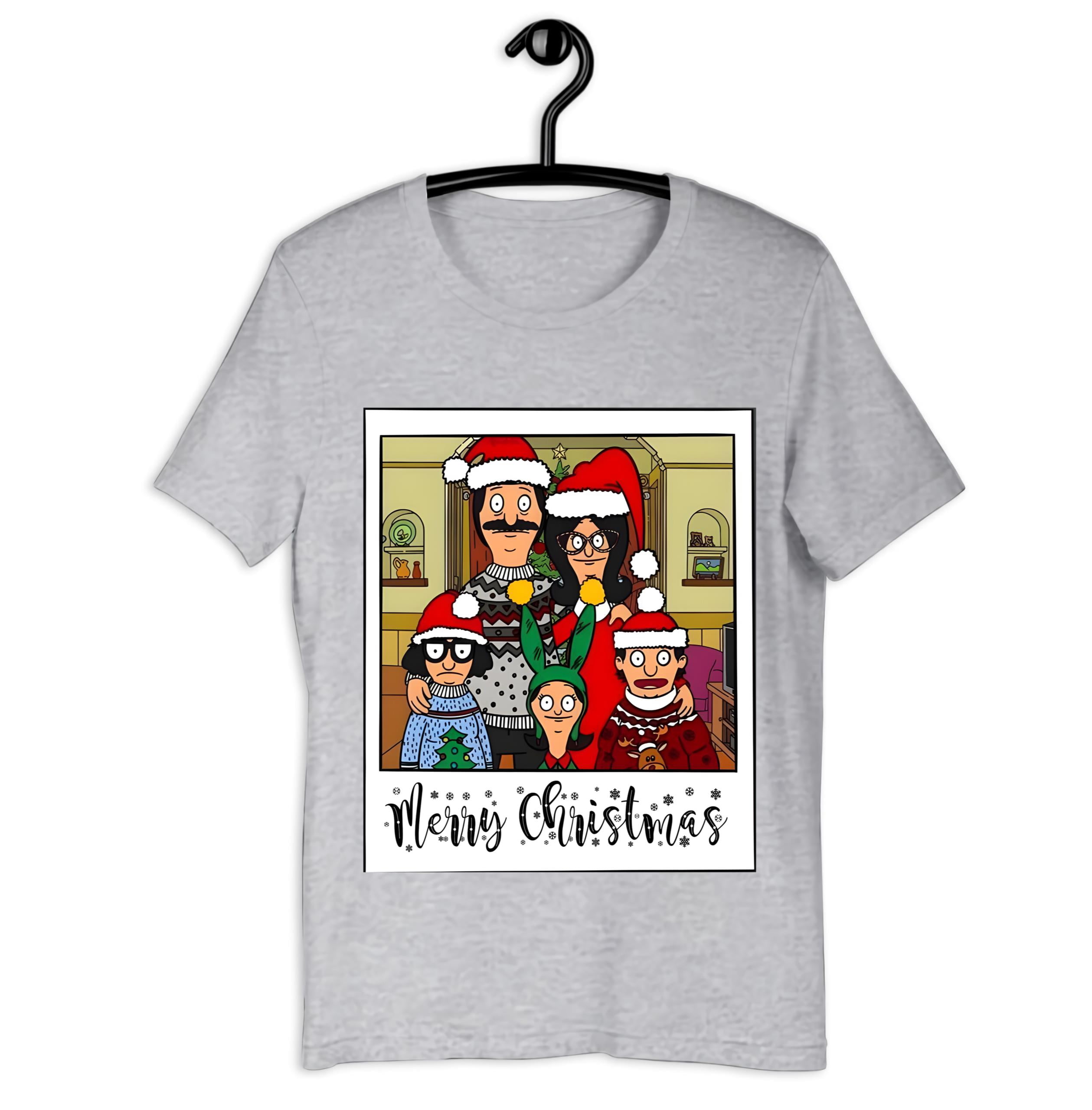 Bob®s Burger Family Photo Xmas T-Shirt - Walmart.com