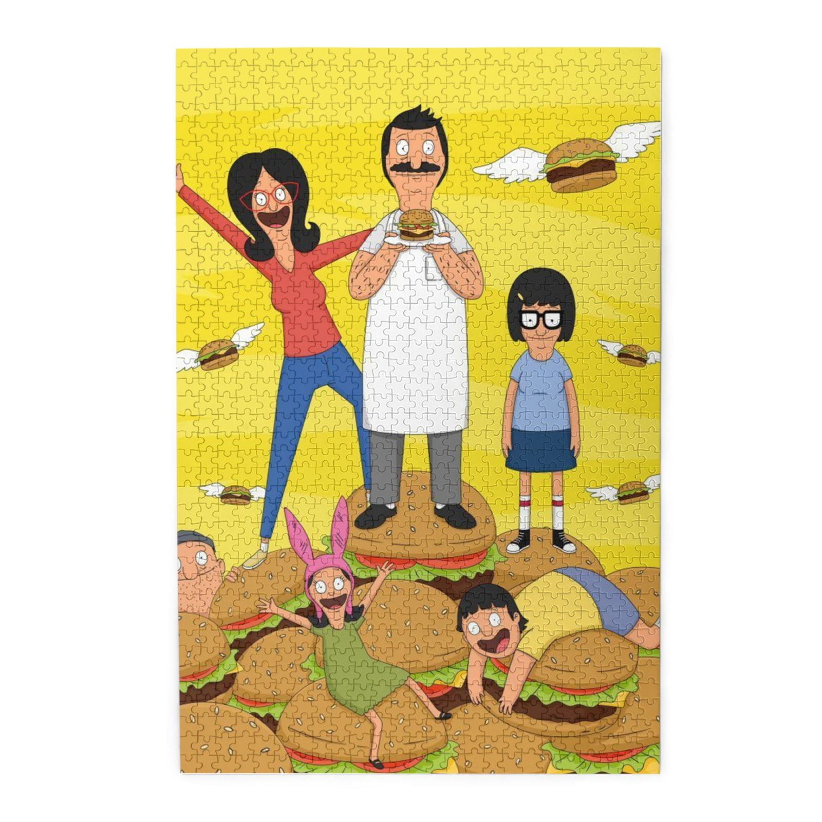 Bob's Burgers 1000 Pieces Wooden Puzzle Jigsaw Puzzles For Adults Teens ...
