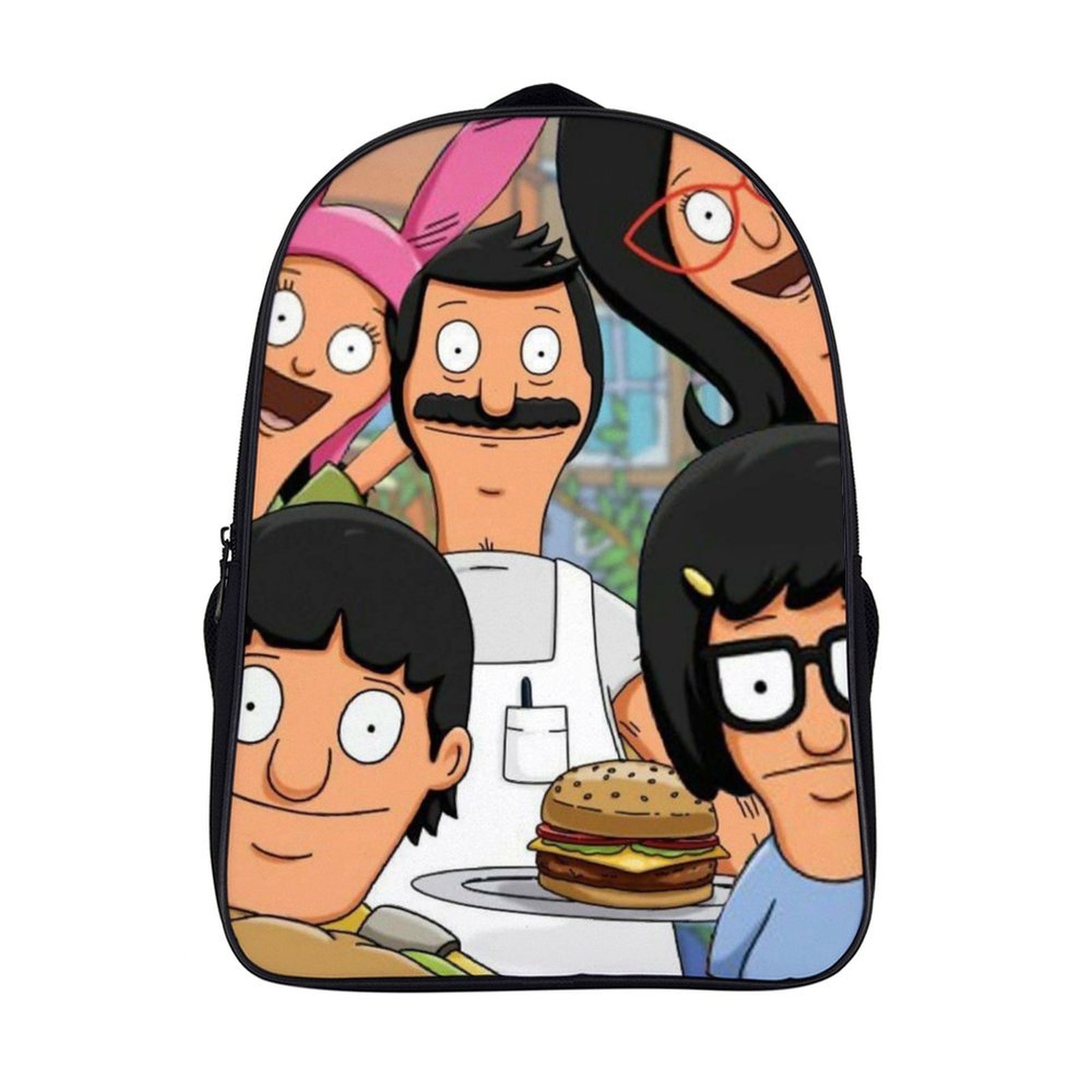 Bob's Burgers 16 Inch Backpack Book Bag Outdoor Daypack Multifunctional ...