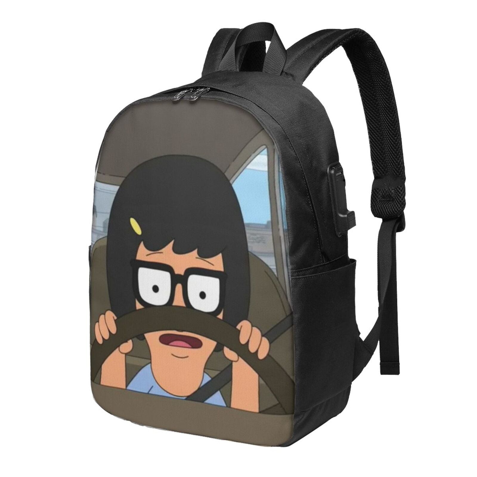 Bob's Burgers 17 Inch Laptop Backpack With Usb Charging Port Travel ...