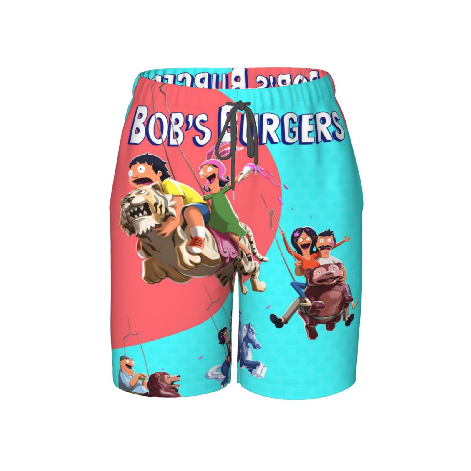 Bob's Burgers (20) Boys Swim Trunks with Mesh Liner Bathing Suits Quick ...