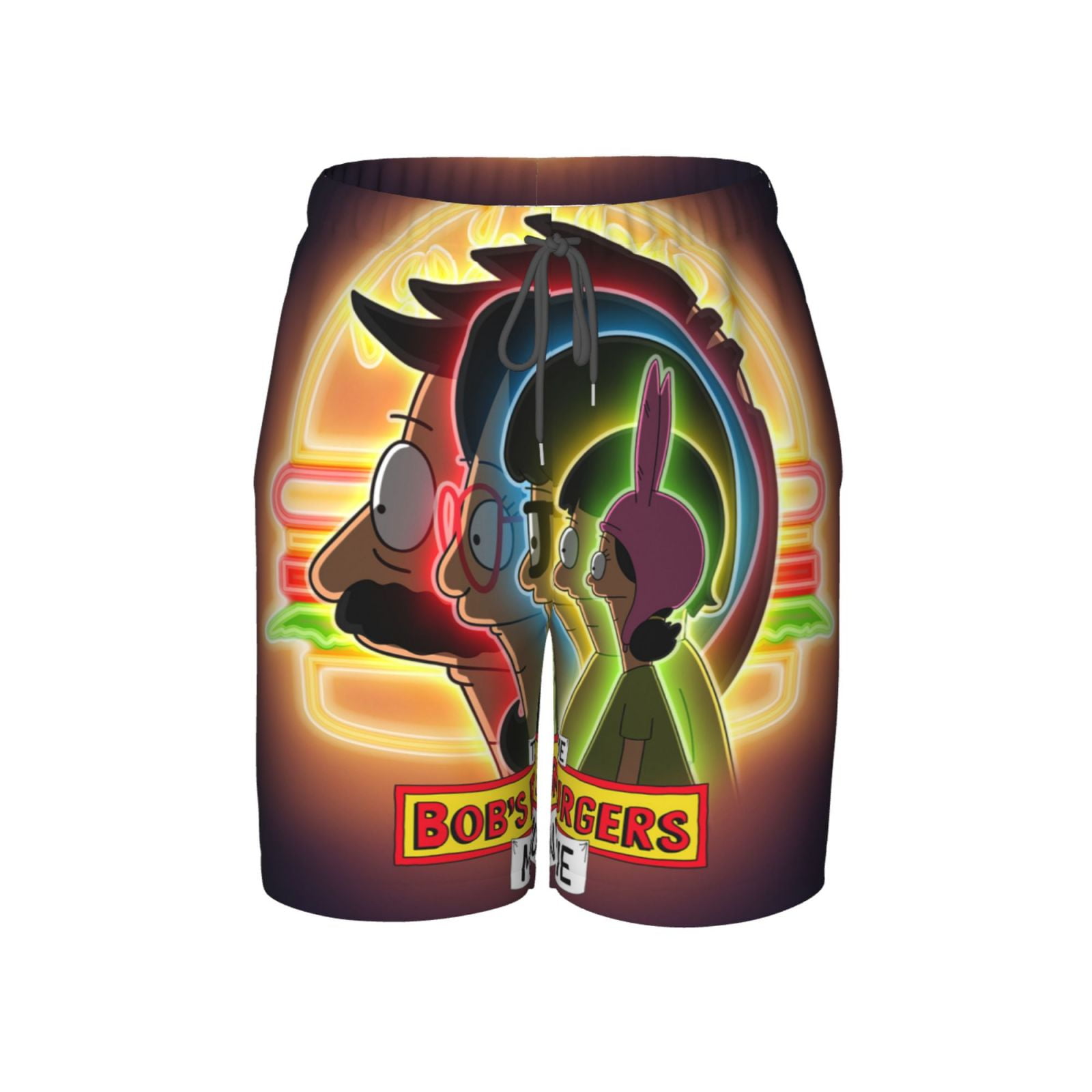 Bob's Burgers (28) Boys Swim Trunks with Mesh Liner Bathing Suits Quick ...