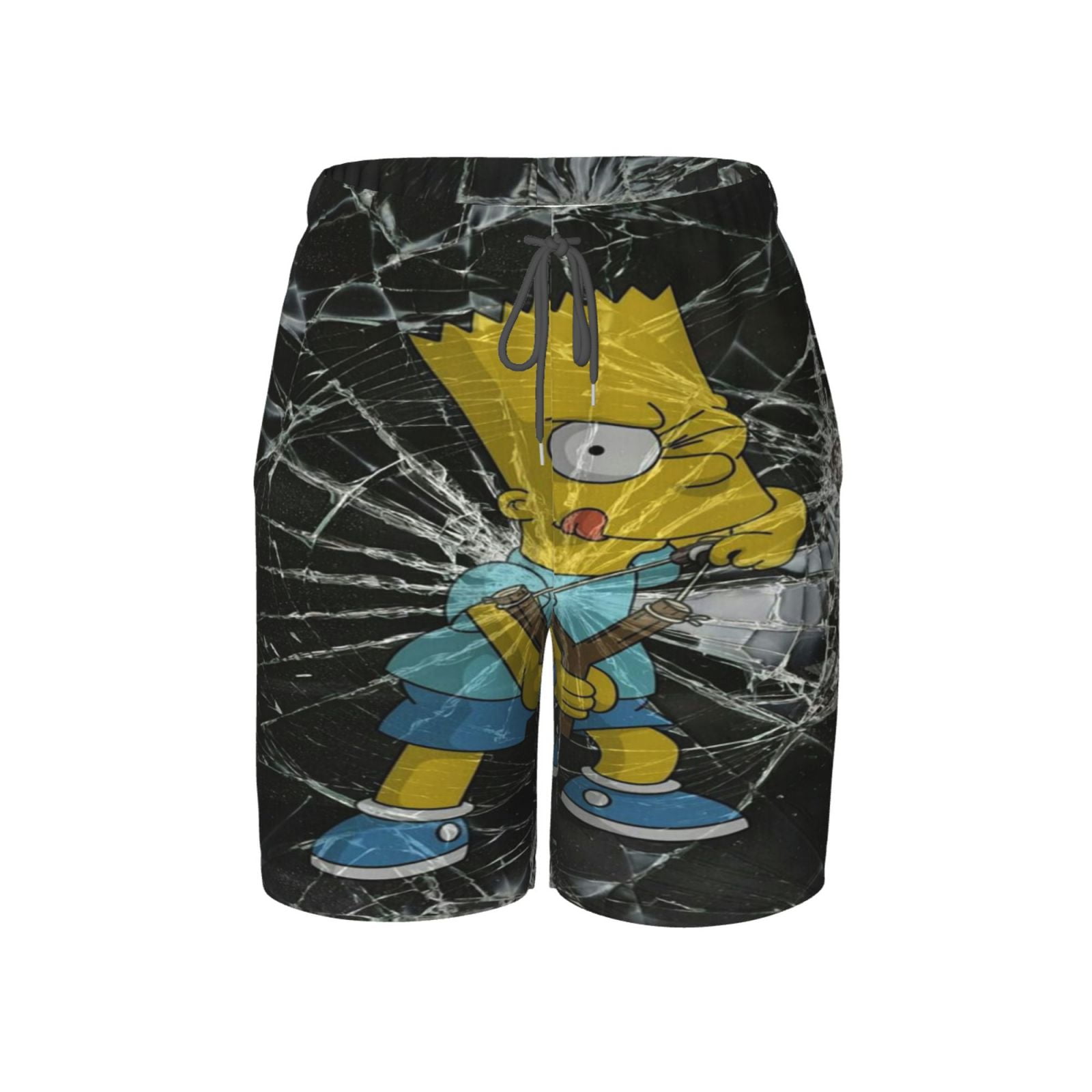 Bob's Burgers (29) Boys Swim Trunks with Mesh Liner Bathing Suits Quick ...