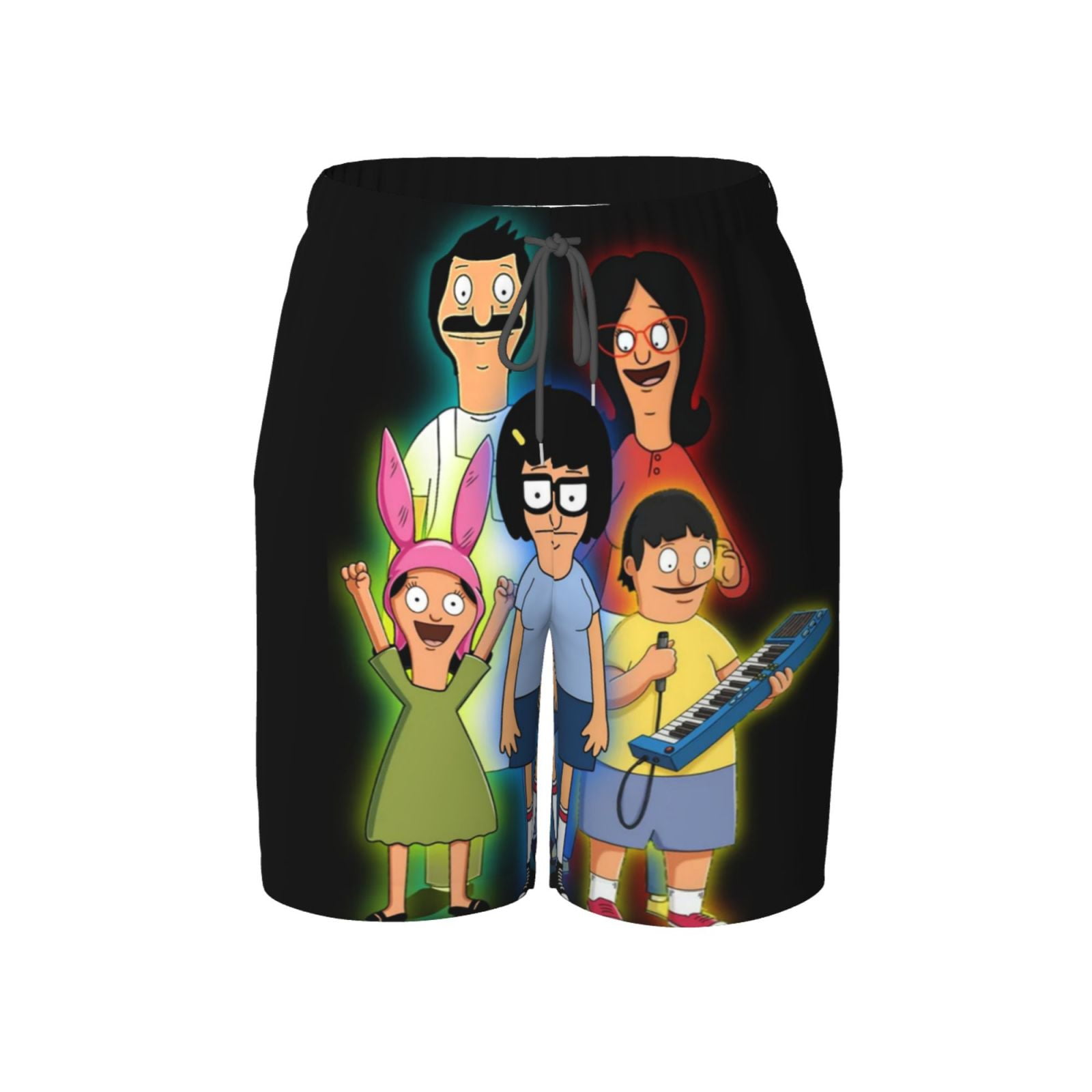 Bob's Burgers (3) Boys Swim Trunks with Mesh Liner Bathing Suits Quick ...