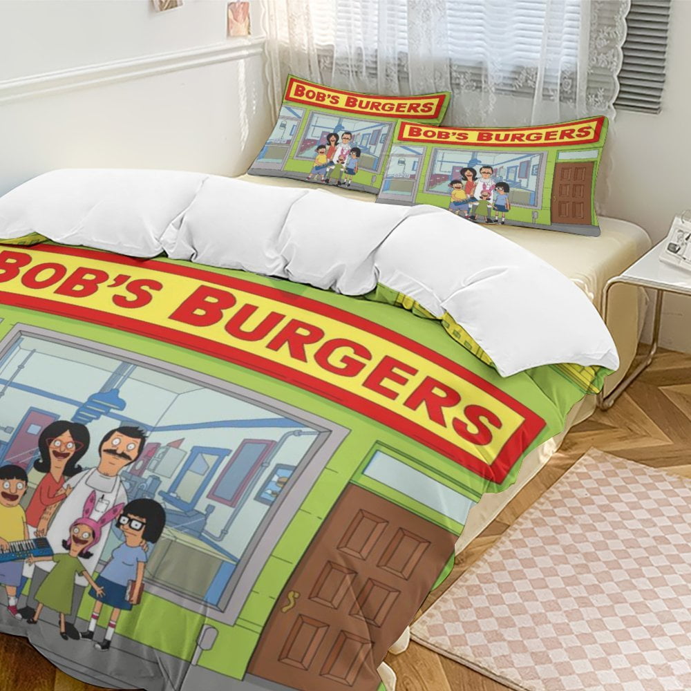 Bob's Burgers 3-Piece Bedding Set Soft Warm And Comfortable Soft Bed ...