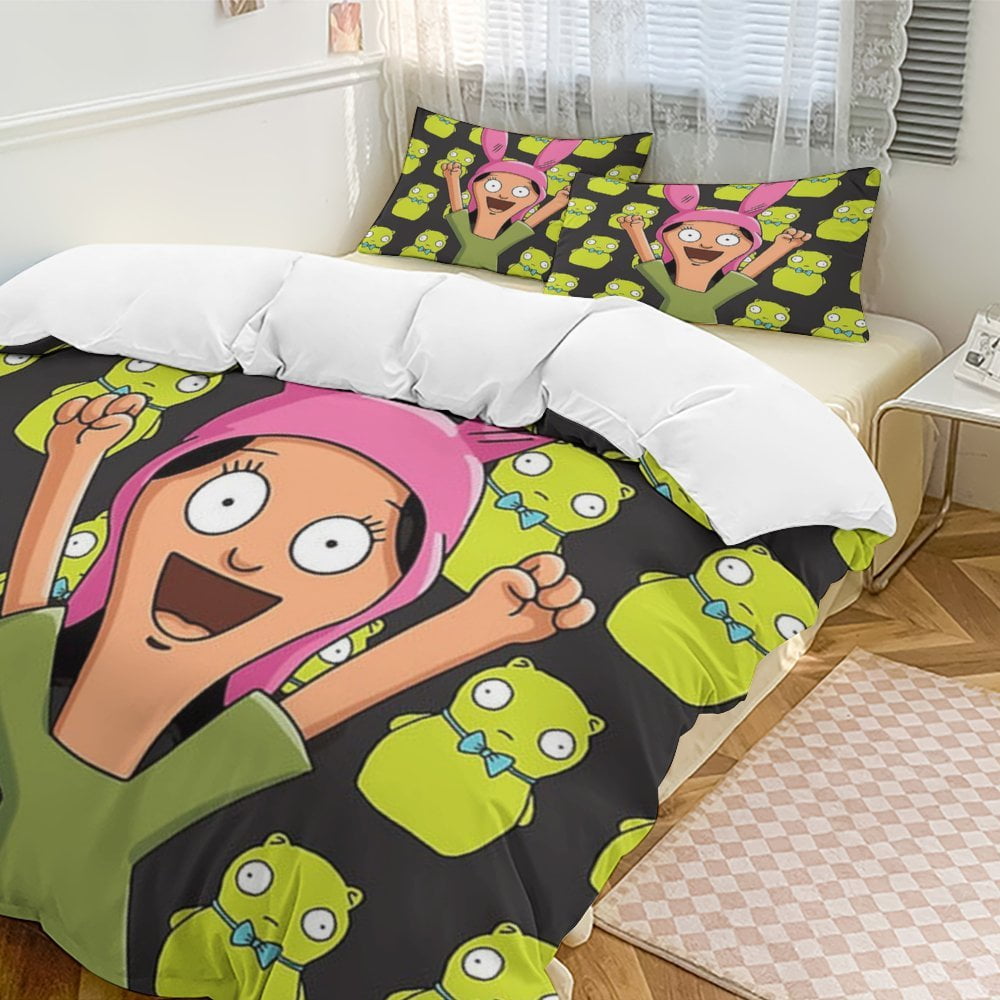 Bob's Burgers 3-Piece Bedding Set Soft Warm And Comfortable Soft Bed ...