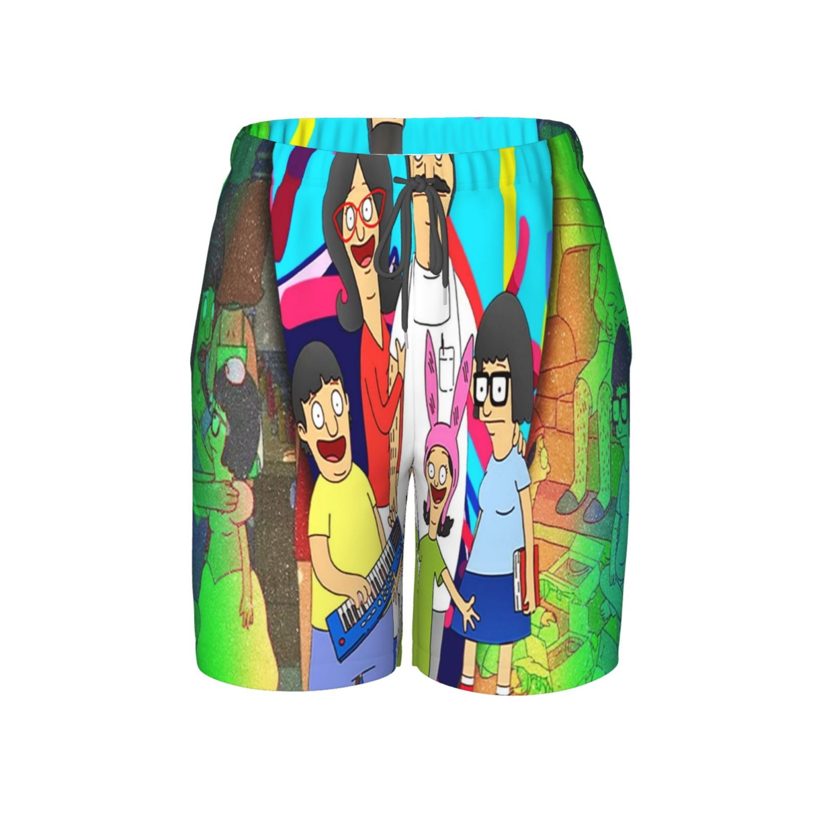 Bob's Burgers (6) Boys Swim Trunks with Mesh Liner Bathing Suits Quick ...