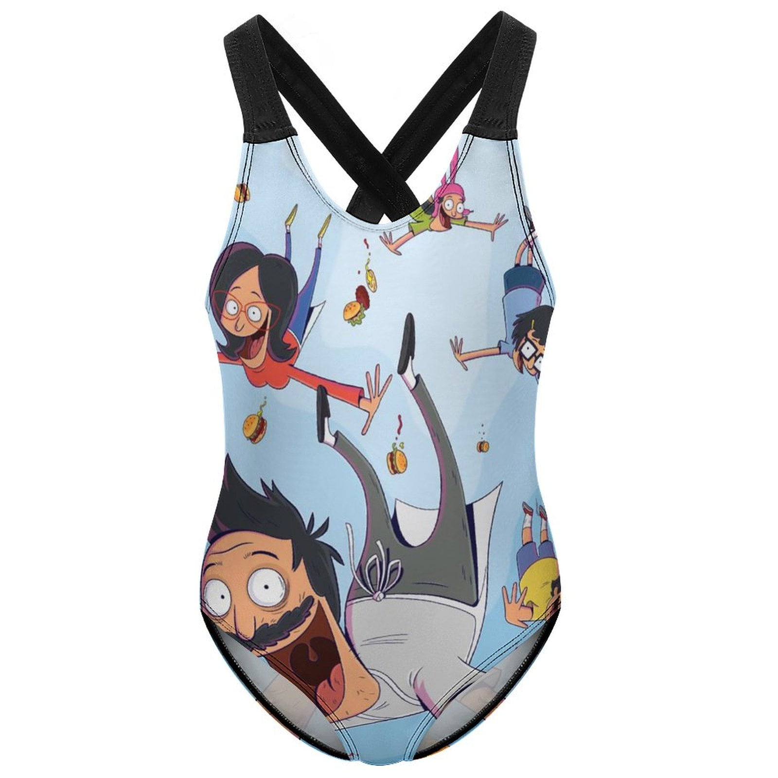 Bob's Burgers Adventures Girl's One-piece Swimsuit Summer Children's ...