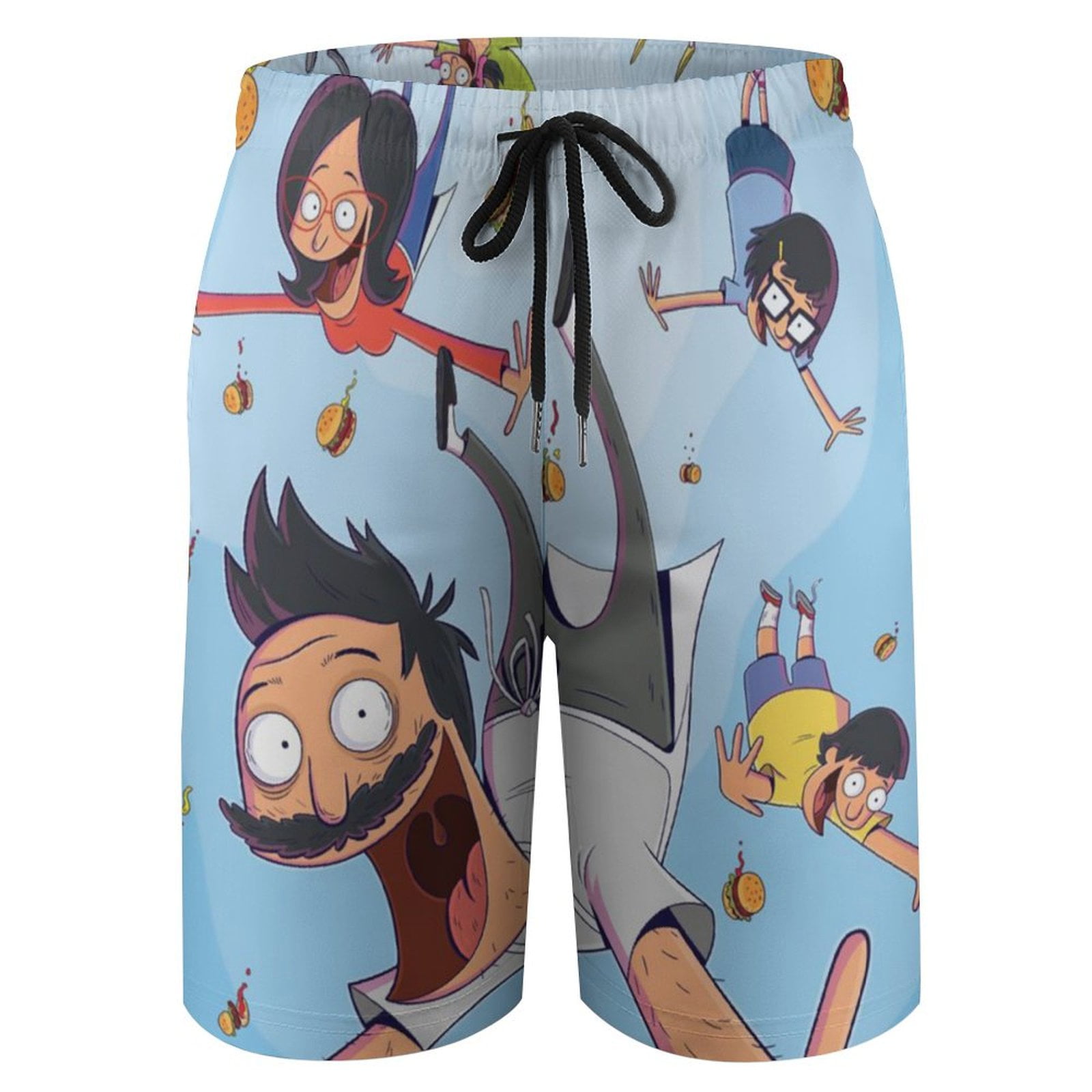Bob's Burgers Adventures Teen Board Shorts Summer Boy's Swim Trunks ...