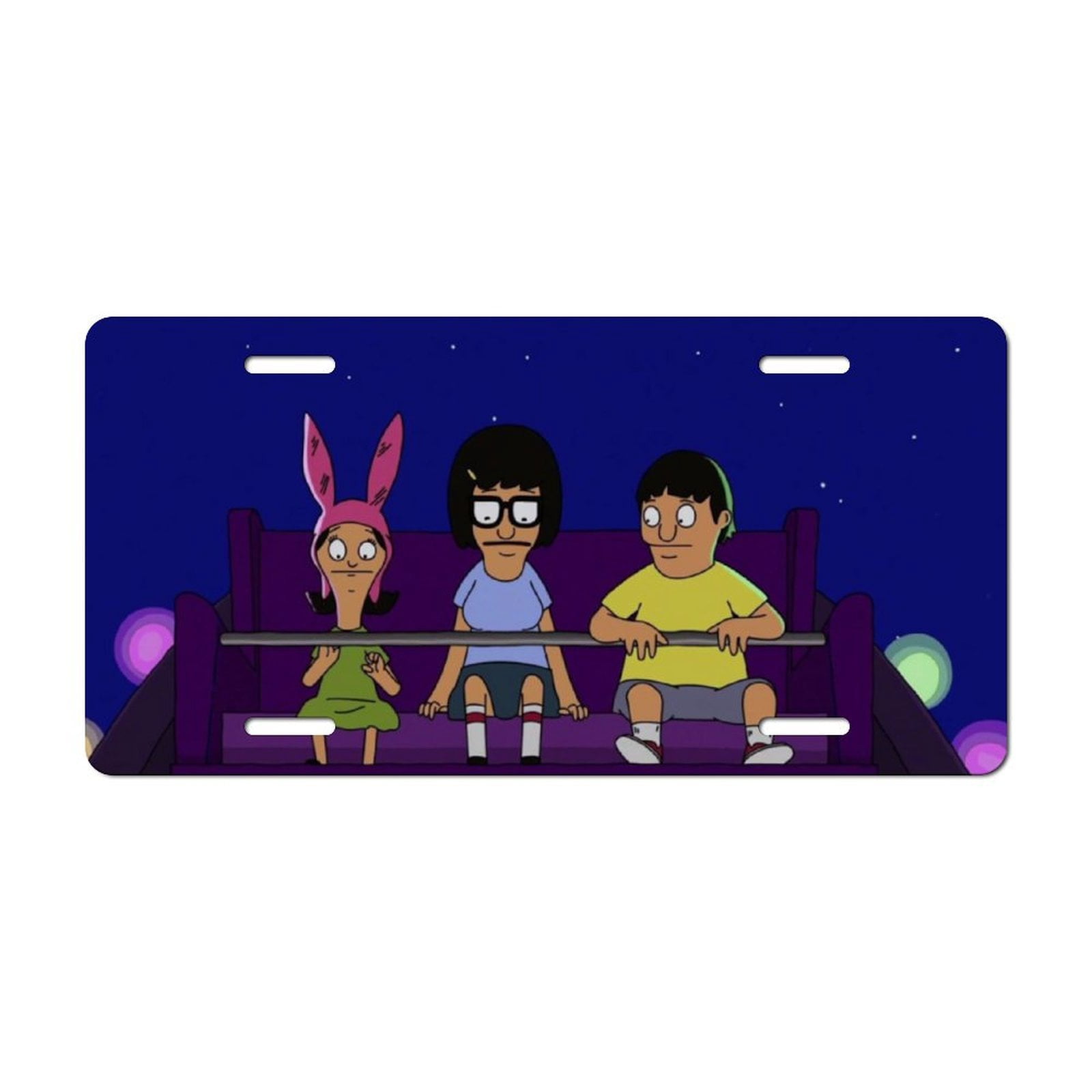 Bob's Burgers Animated Family License Plate Cover Aluminum For Various ...