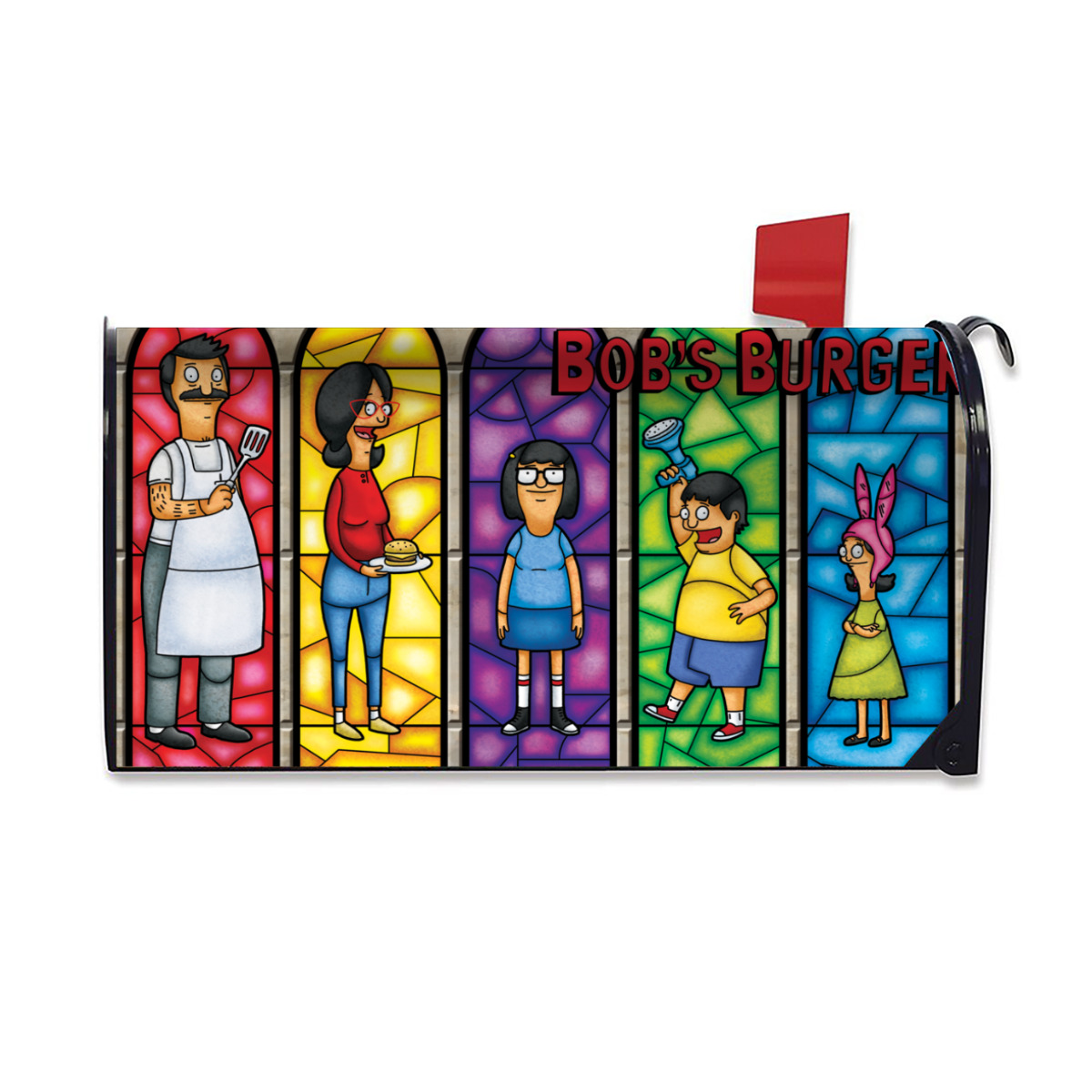 Bob's Burgers Animation mailbox cover both sides customized ...