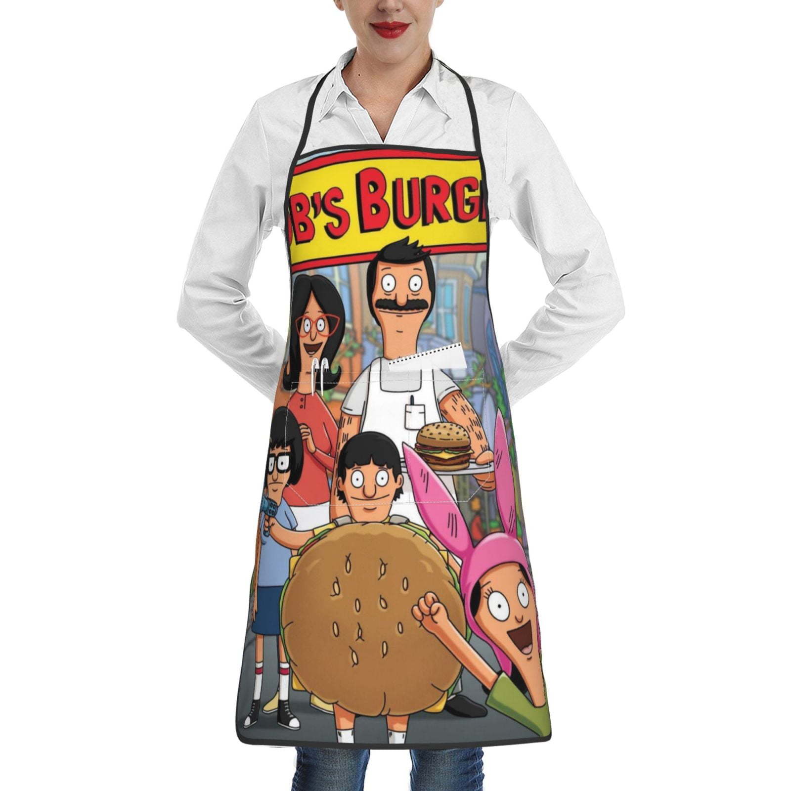 Bob's Burgers Apron for Women and Men with Pockets, Adjustable ...