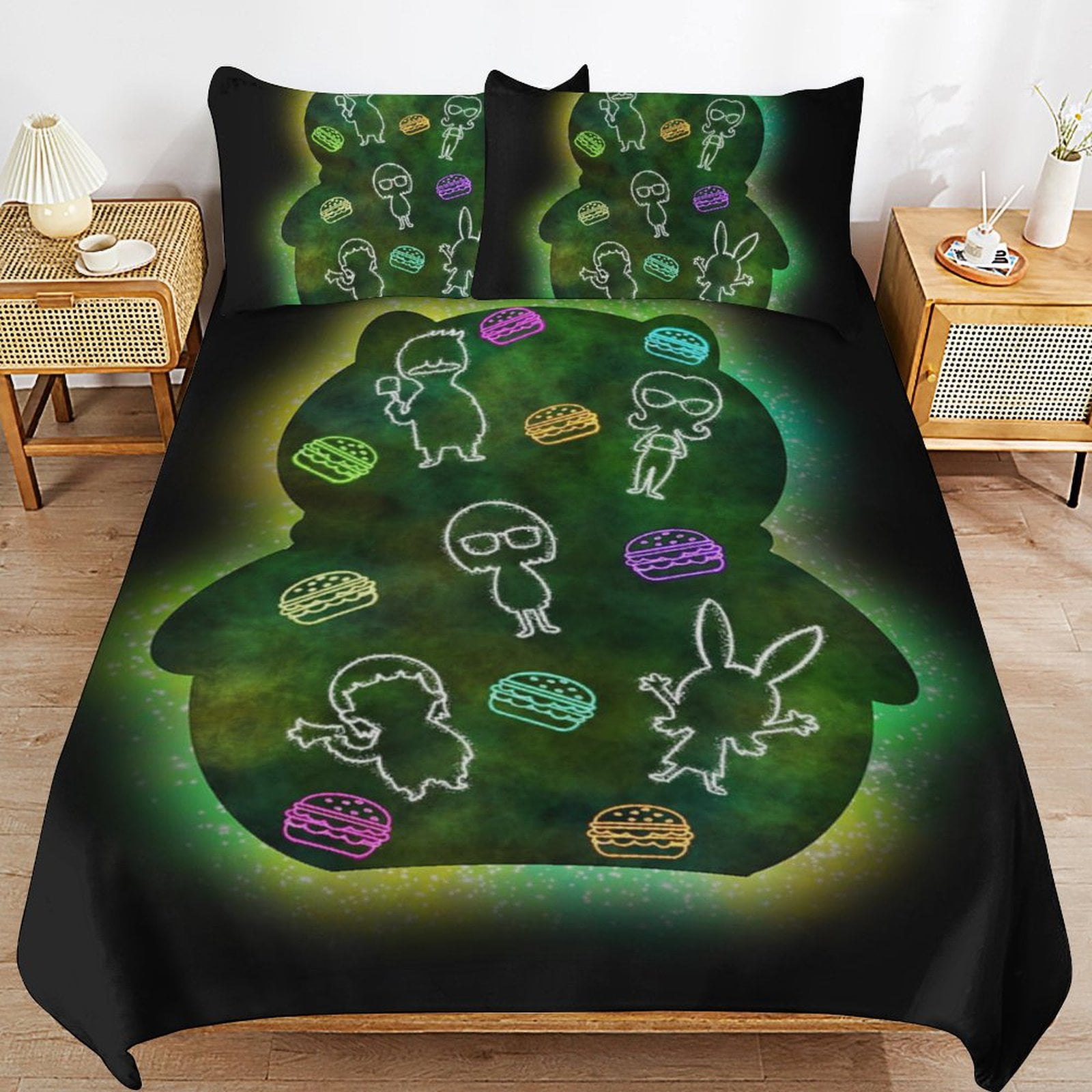 Bob's Burgers Bedding Set Anime Bedding Set Cartoon Duvet Cover Set ...