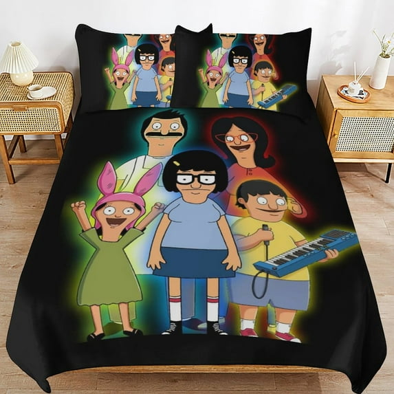 Bob's Burgers Bedding Set Anime Bedding Set Cartoon Duvet Cover Set ...