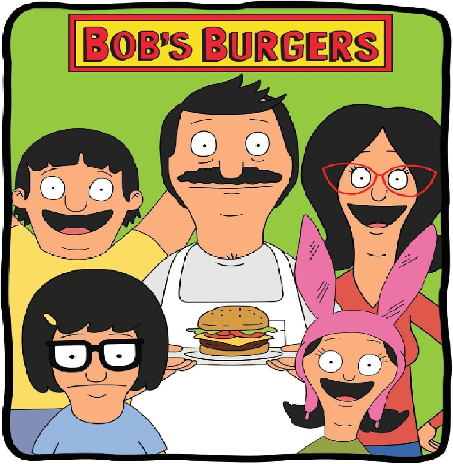 Bob's Burgers Blanket | Bobs Burger Soft Fleece Blanket | Bobs Burgers ...