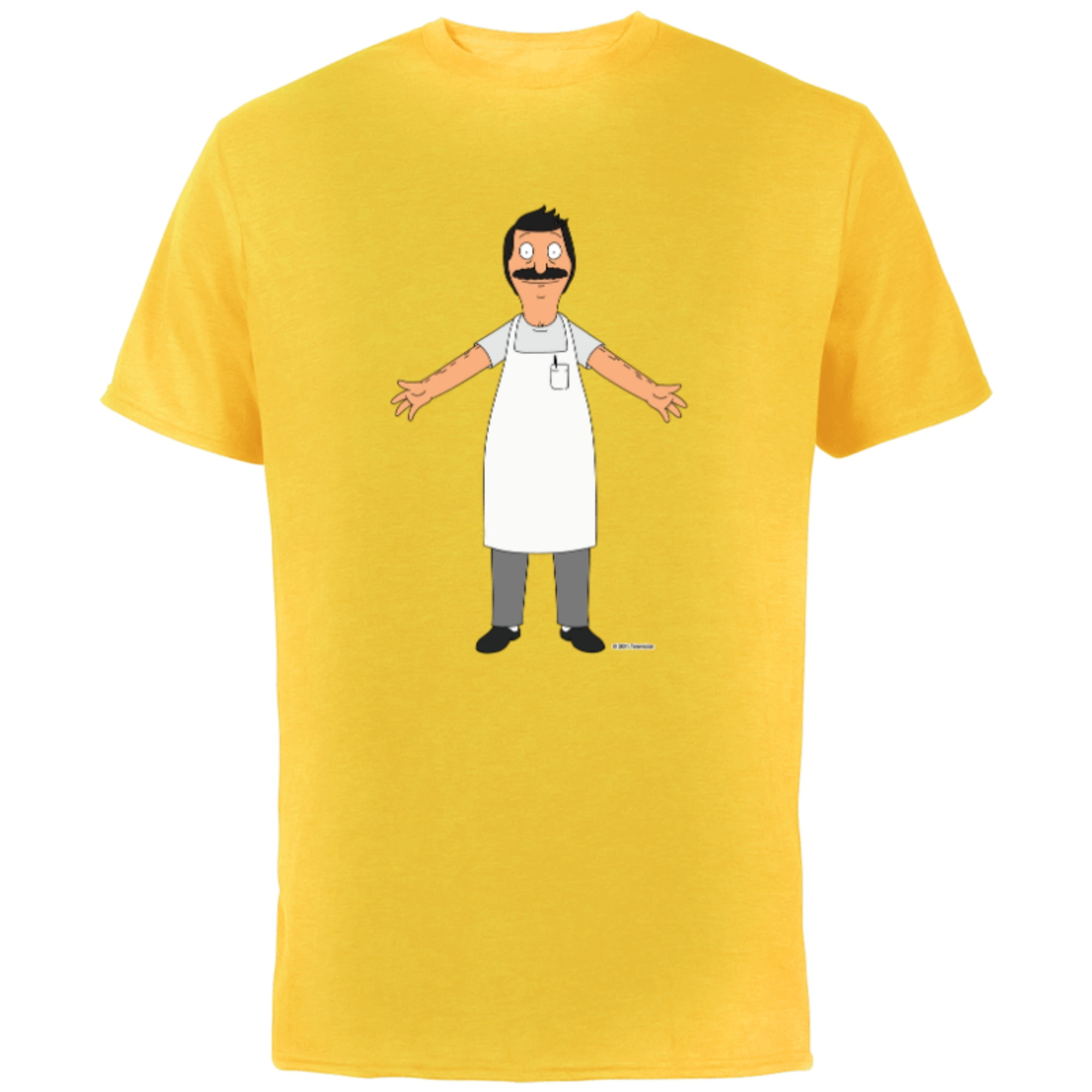 Bob’s Burgers Bob Belcher Hug - Short Sleeve Cotton T-Shirt for Adults ...