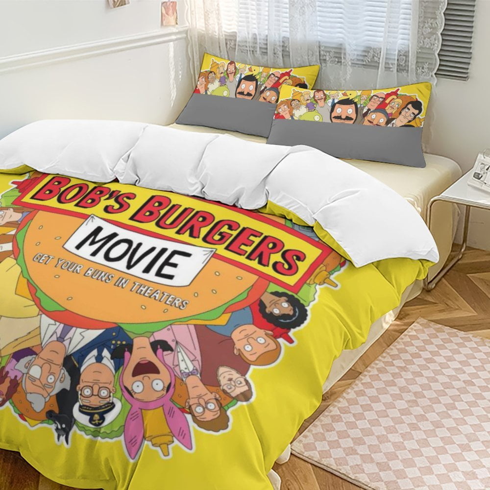 Bob's Burgers Bob's Burgers 3-Piece Bedding Set Soft Warm And ...