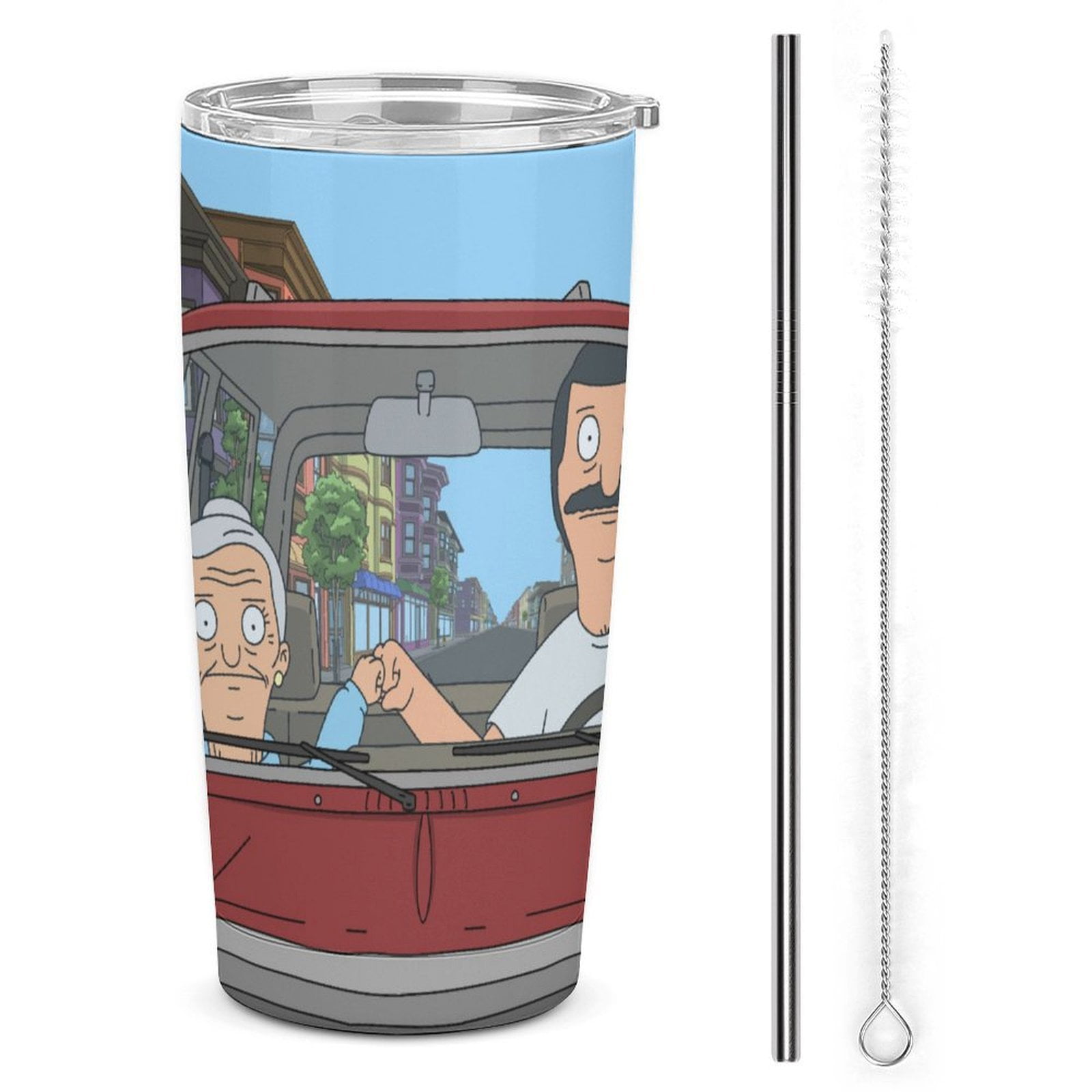 Bob's Burgers Car Drive Stainless Steel Car Cup Daily Thermal Vacuum ...