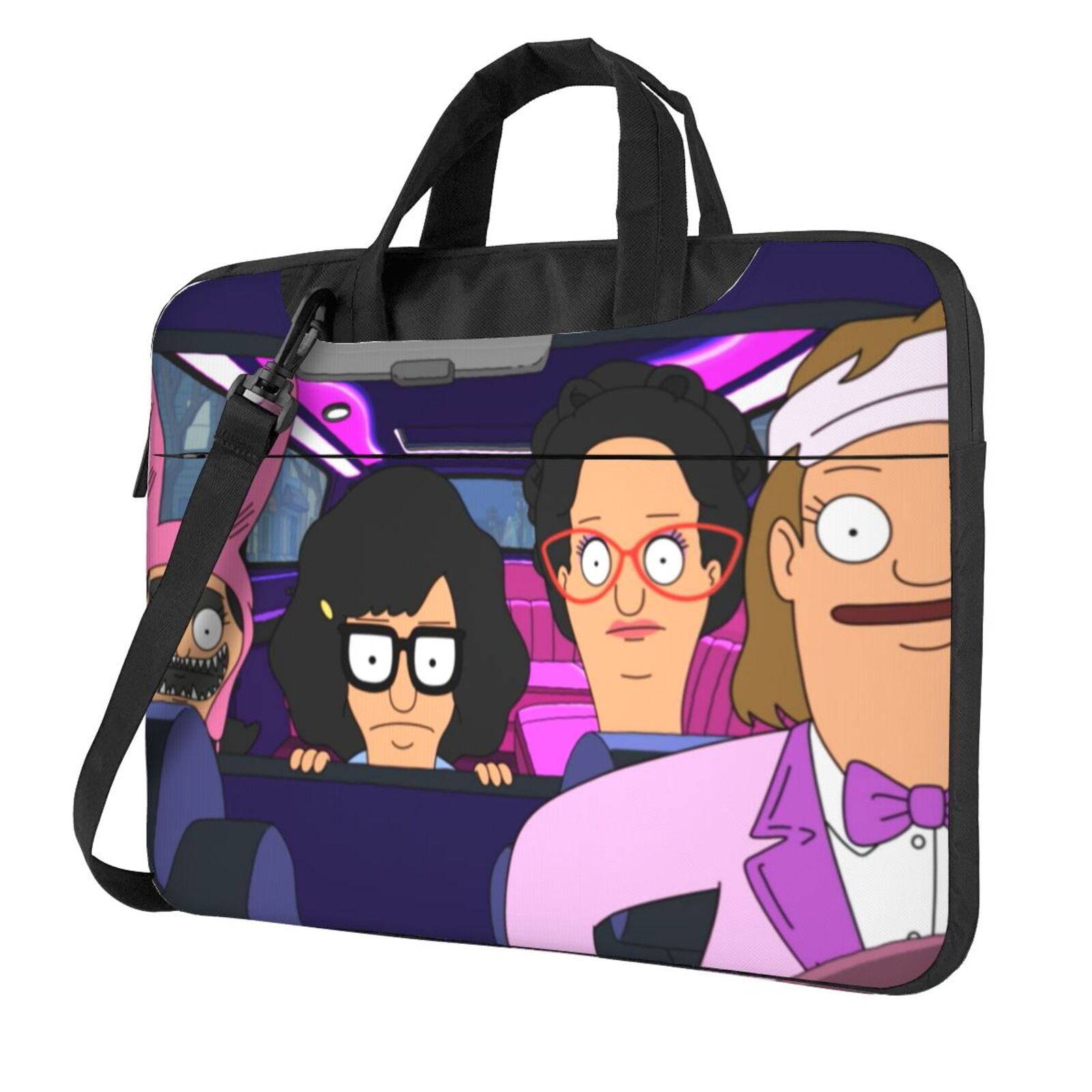 Bob's Burgers Cartoon Drive Laptop Bag Portable Shoulder Laptop Case ...