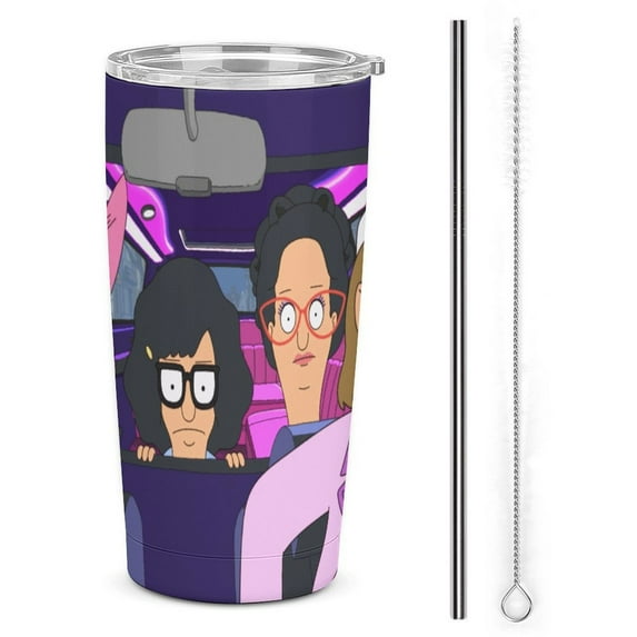 Bob's Burgers Cartoon Drive Stainless Steel Car Cup Daily Thermal ...