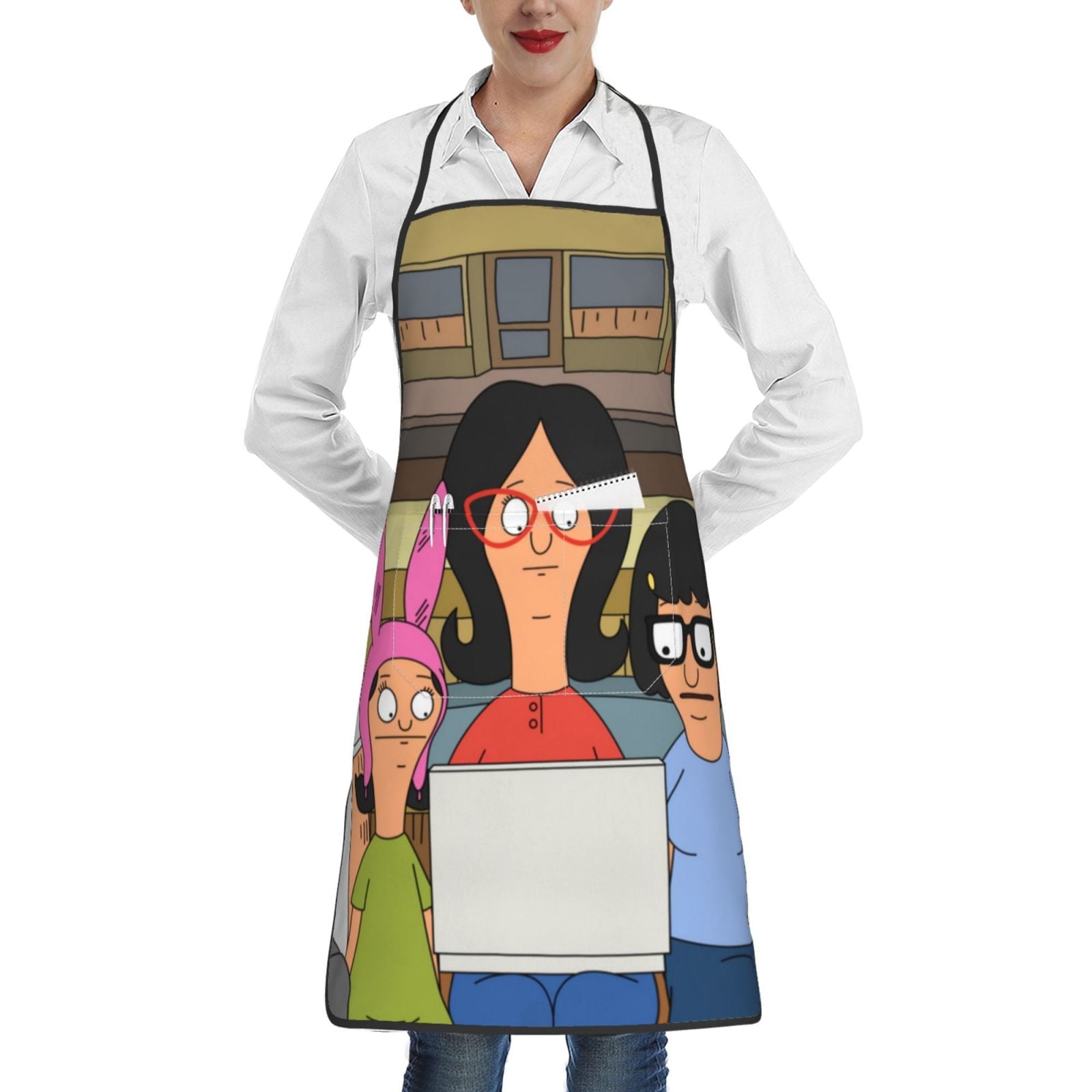 Bob's Burgers Cartoon Family Waterproof Apron Home Decor Kitchen ...