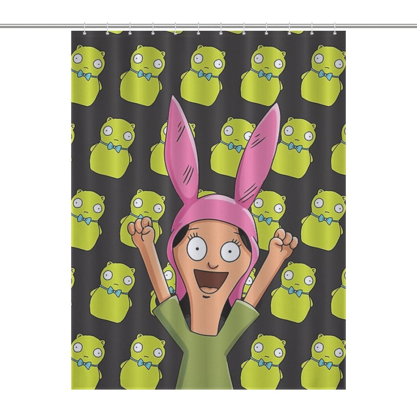 Bob's Burgers Cartoon Shower Curtain Decor Bath Curtain Waterproof ...